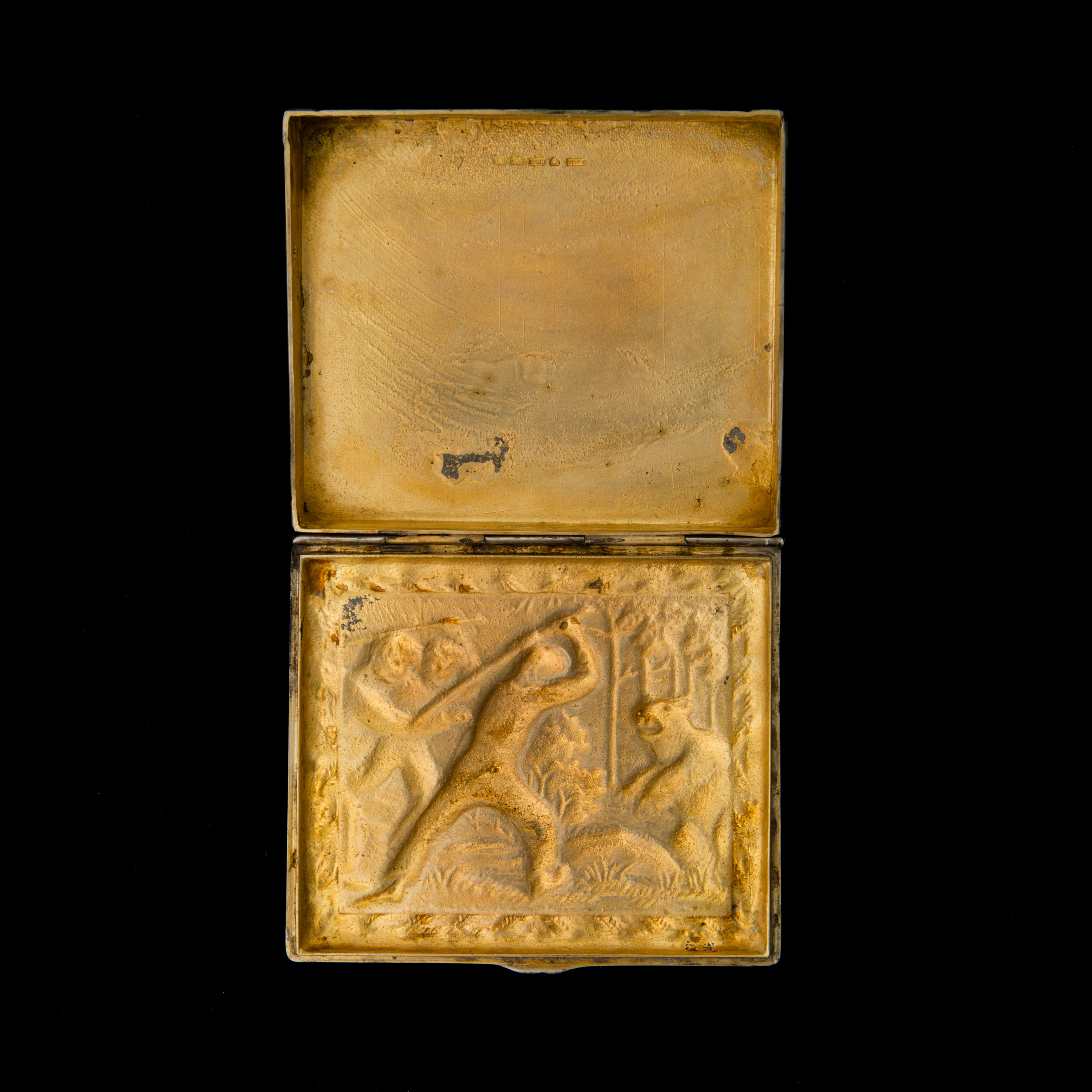 A FINNISH SILVER CIGARETTE CASE, marks of Koivula Oy, Joensuu 1955 ...