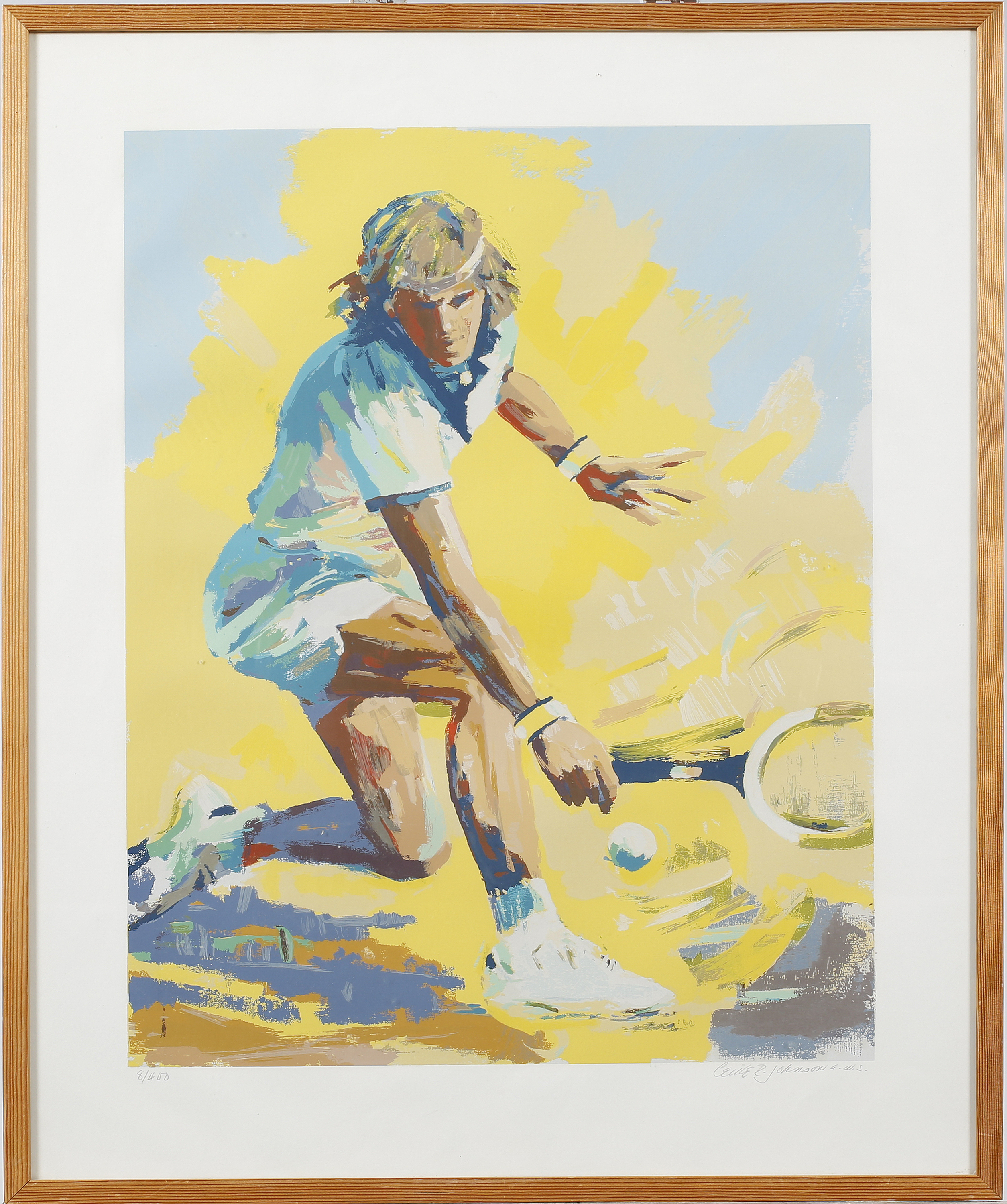 CECILE RYDEN JOHNSON,serigrafi, signerad och numrerad 8/400. - Bukowskis