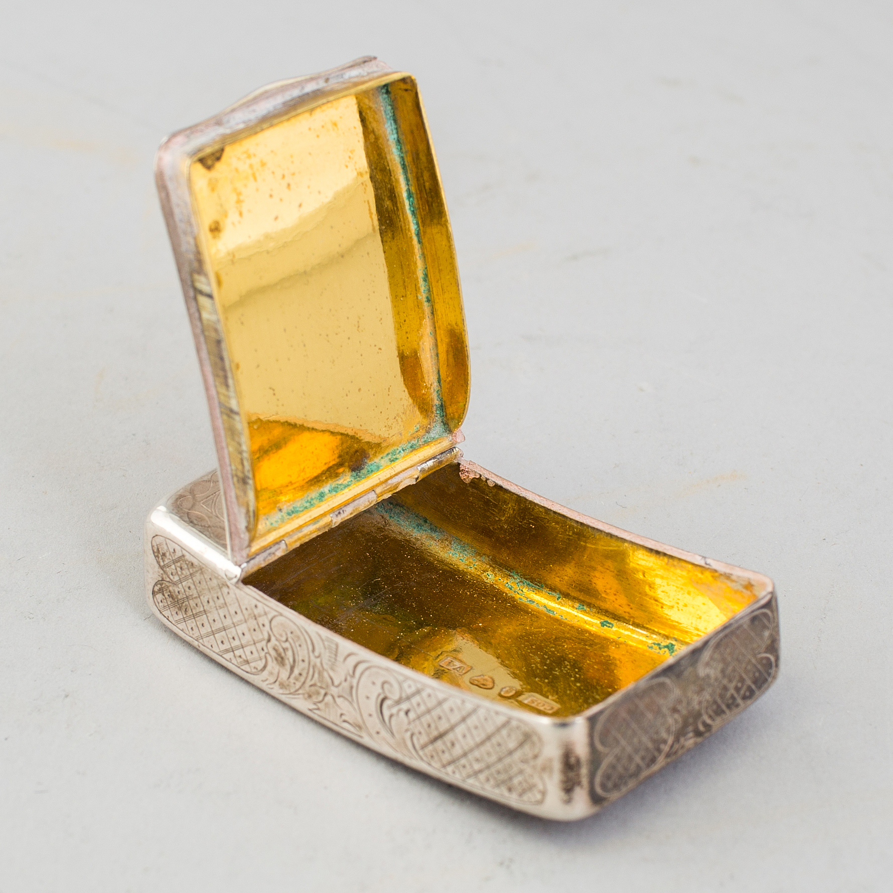 Carl Gustaf Snak, SNUSDOSA, silver, Stockholm 1851. - Bukowskis