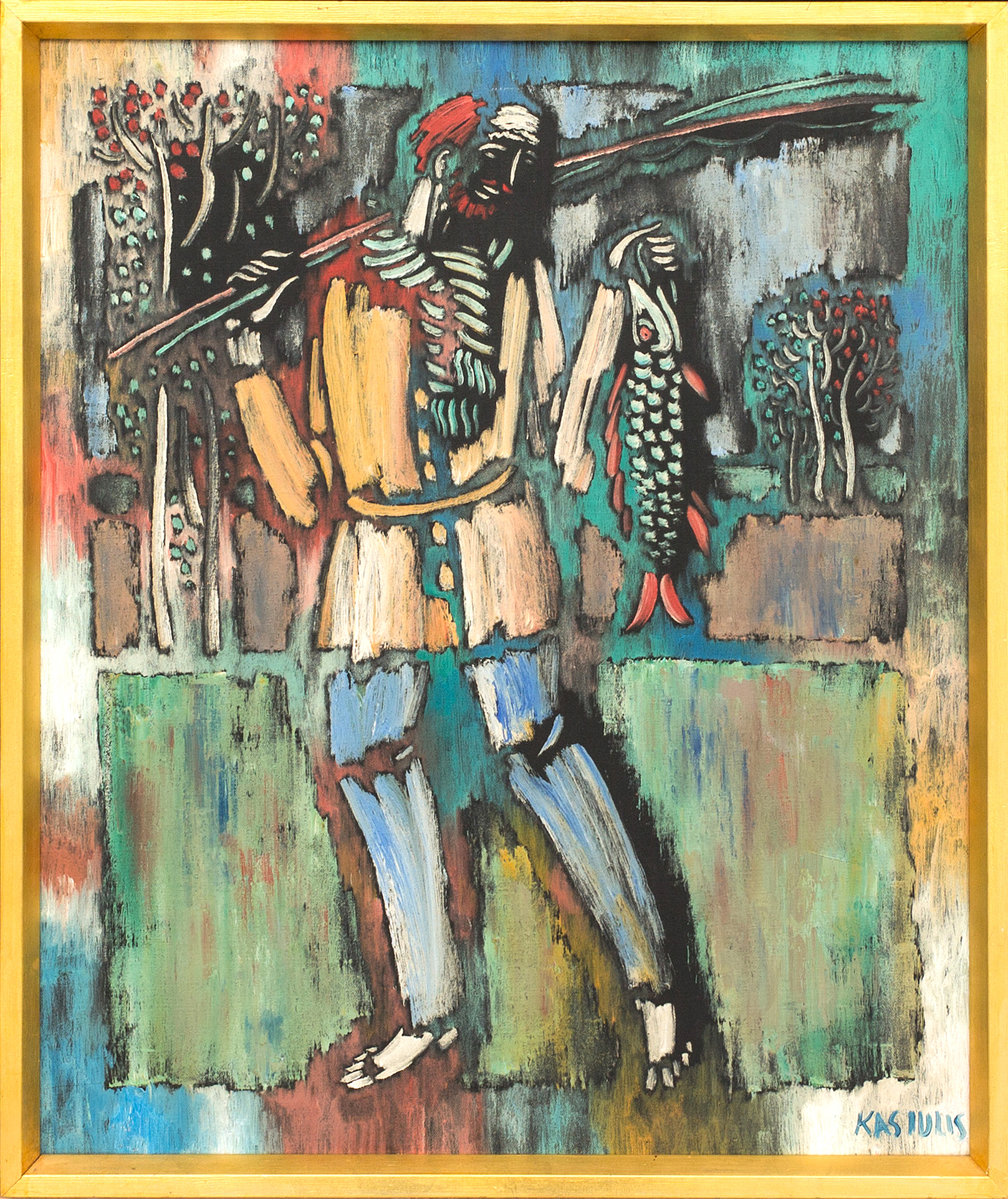 VYTAUTAS KASIULIS, signed oil on canvas. - Bukowskis