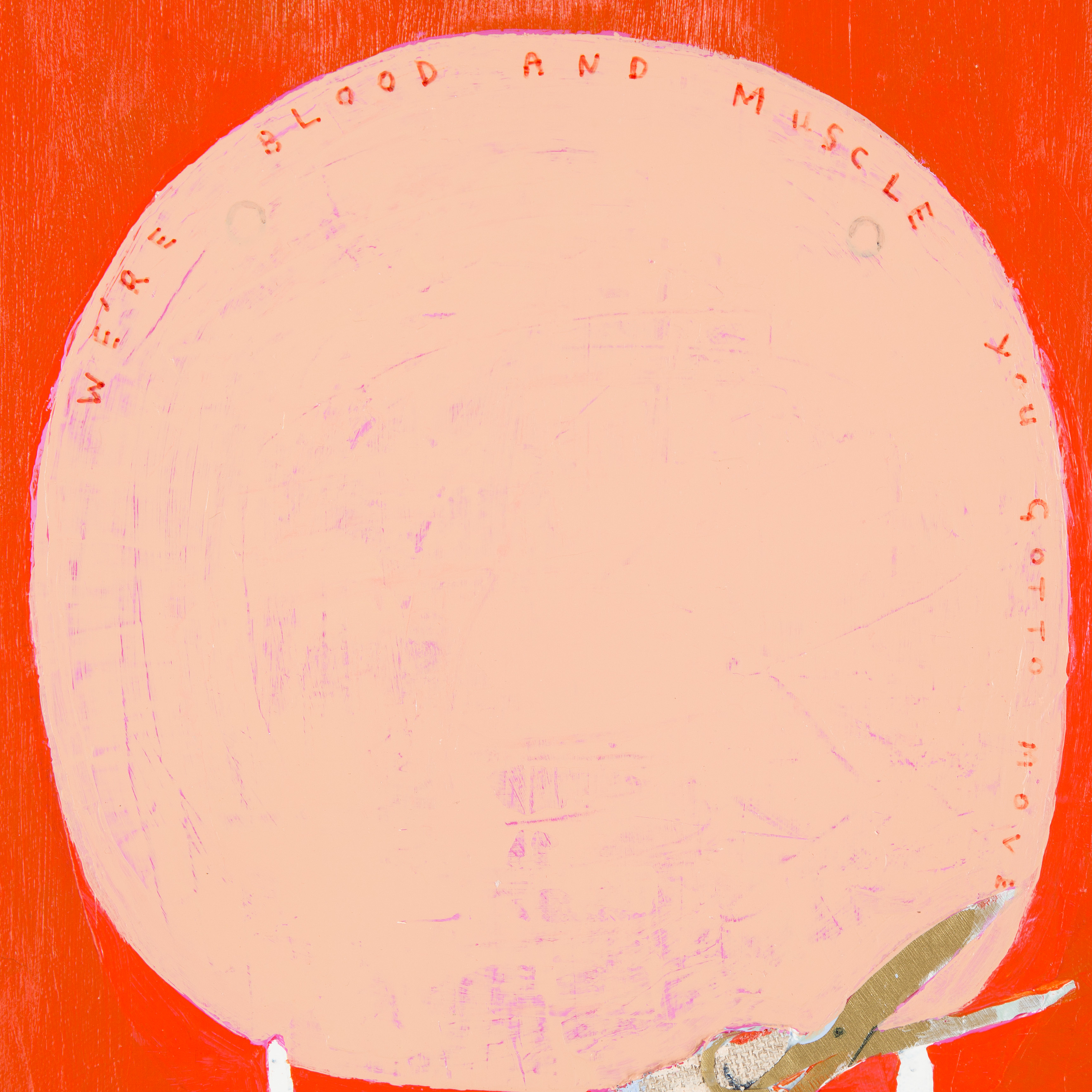 KATE LYDDON, blandteknik med collage på duk, signerad och daterad 2008 ...