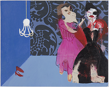 KATE LYDDON, mixed media, signed verso. - Bukowskis