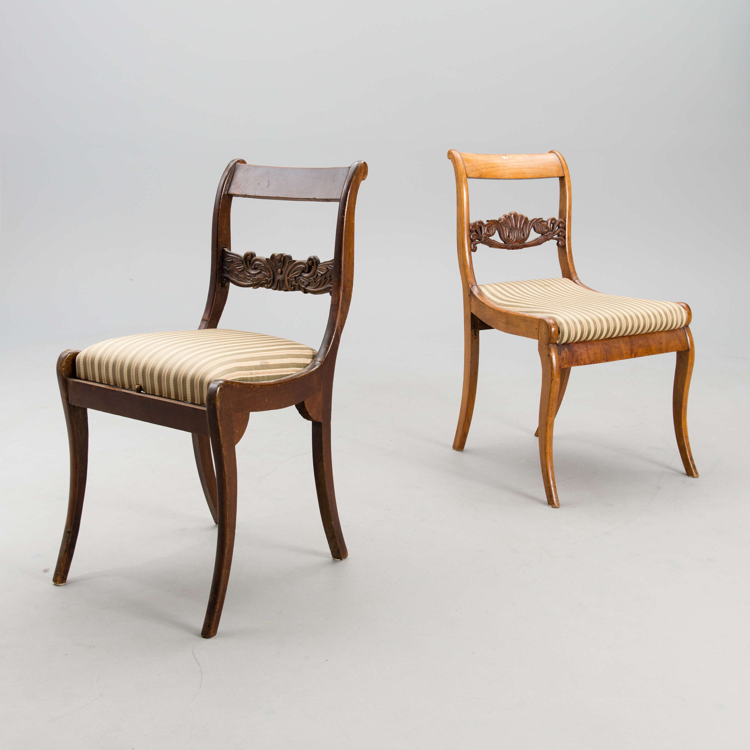 A set of ten mid-19th century side chairs. - Bukowskis