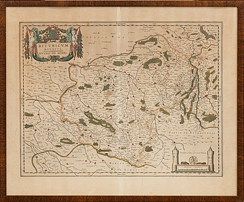A SET OF TWO ENGRAVED MAPS, FRANCE, 18TH CENTURY. - Bukowskis