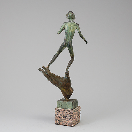 CARL MILLES, after, sculpture, bronze, unsigned. - Bukowskis