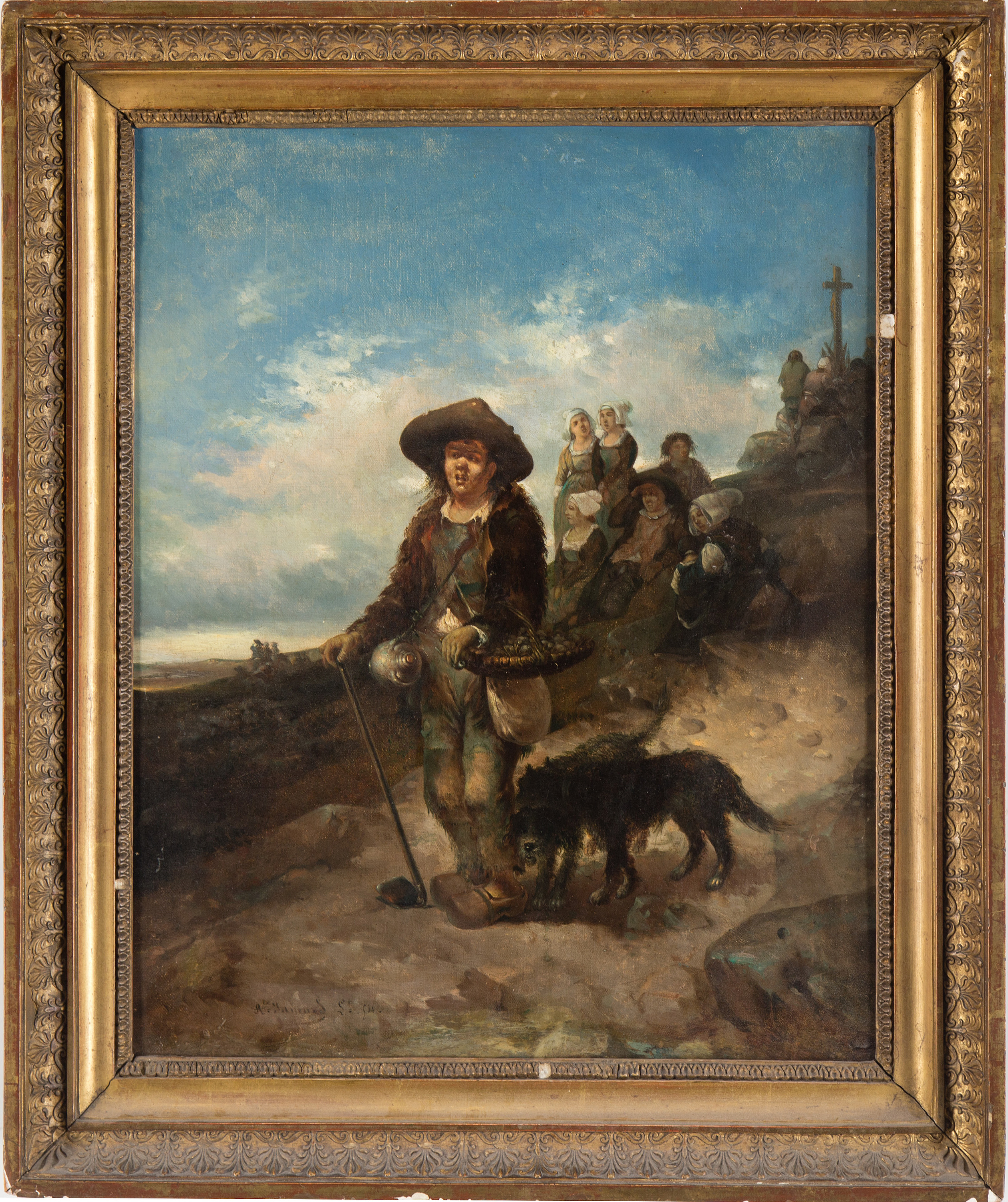 ALEXANDRE JULIARD, oil on canvas, signed. - Bukowskis