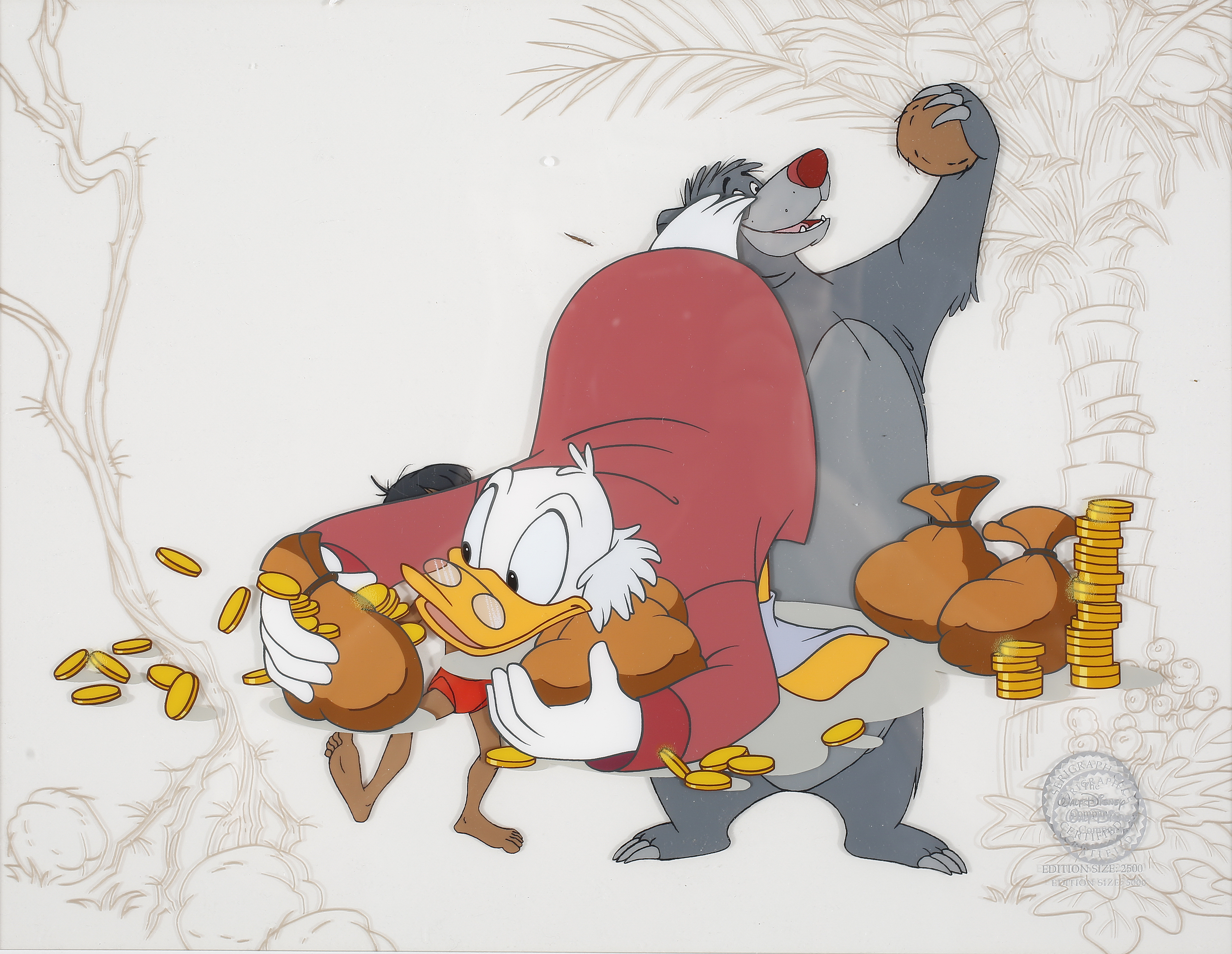 Six Walt Disney film cells from the late 20th century. - Bukowskis