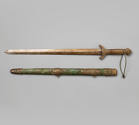 A Chinese ceremonial sword, late Qing dynasty. - Bukowskis