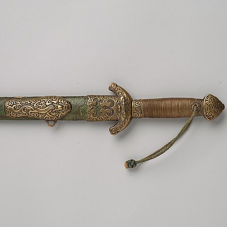 A Chinese ceremonial sword, late Qing dynasty. - Bukowskis