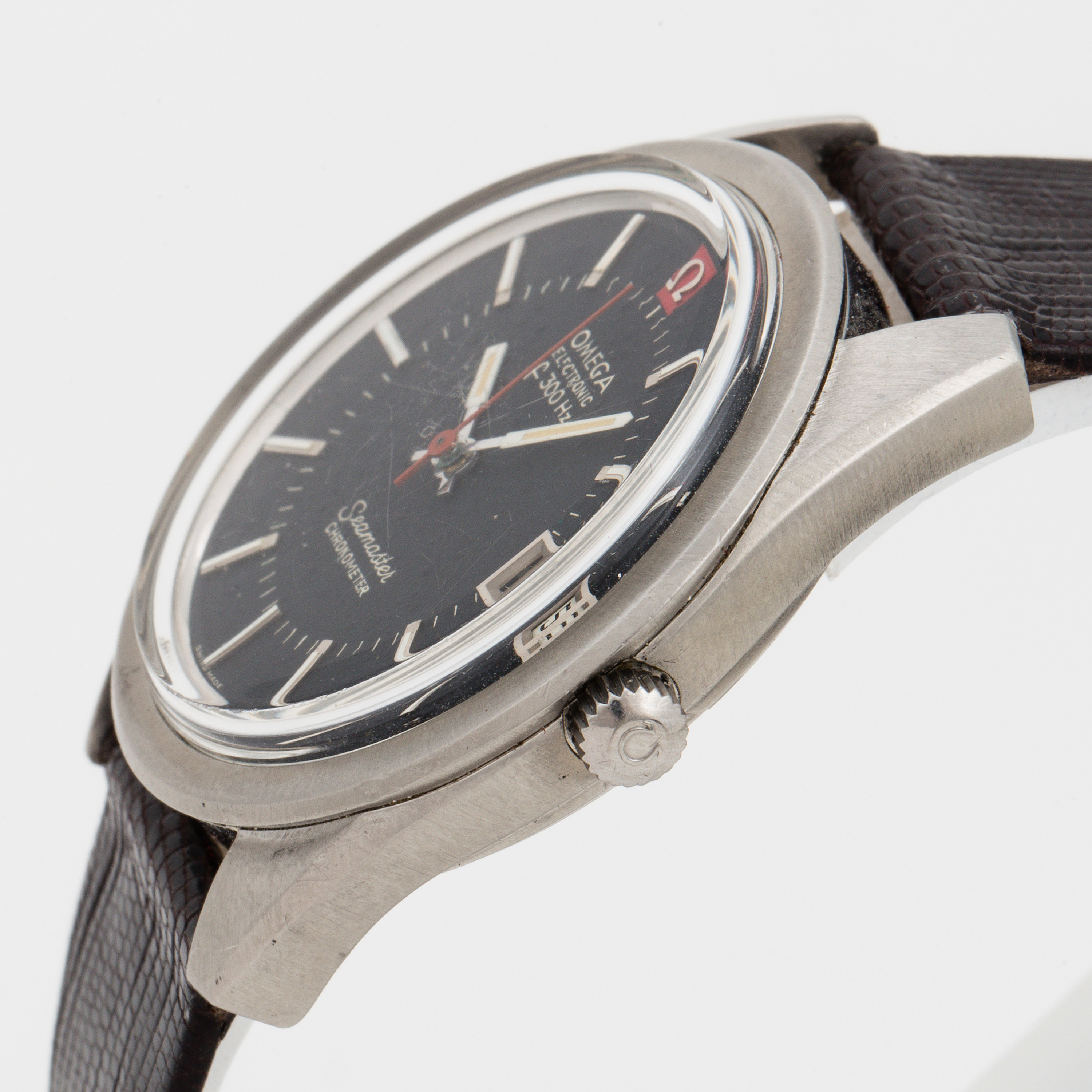 OMEGA, Seamaster, Electronic (f 300 Hz), Chronometer, armbandsur, 36,5 ...