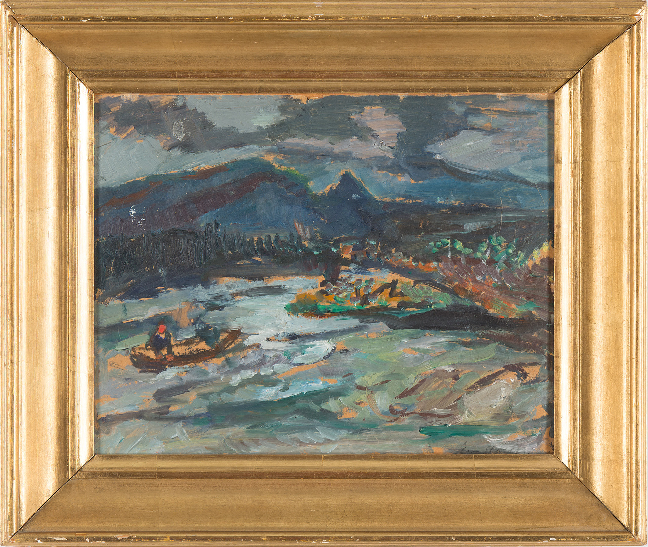 ERIC HALLSTRÖM, oil on panel, signed. - Bukowskis