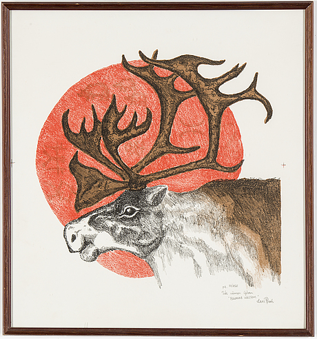 LARS PIRAK, litograph. - Bukowskis