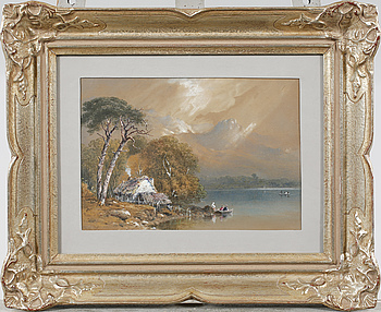 AARON EDWIN PENLEY, akvarell, signerad. - Bukowskis