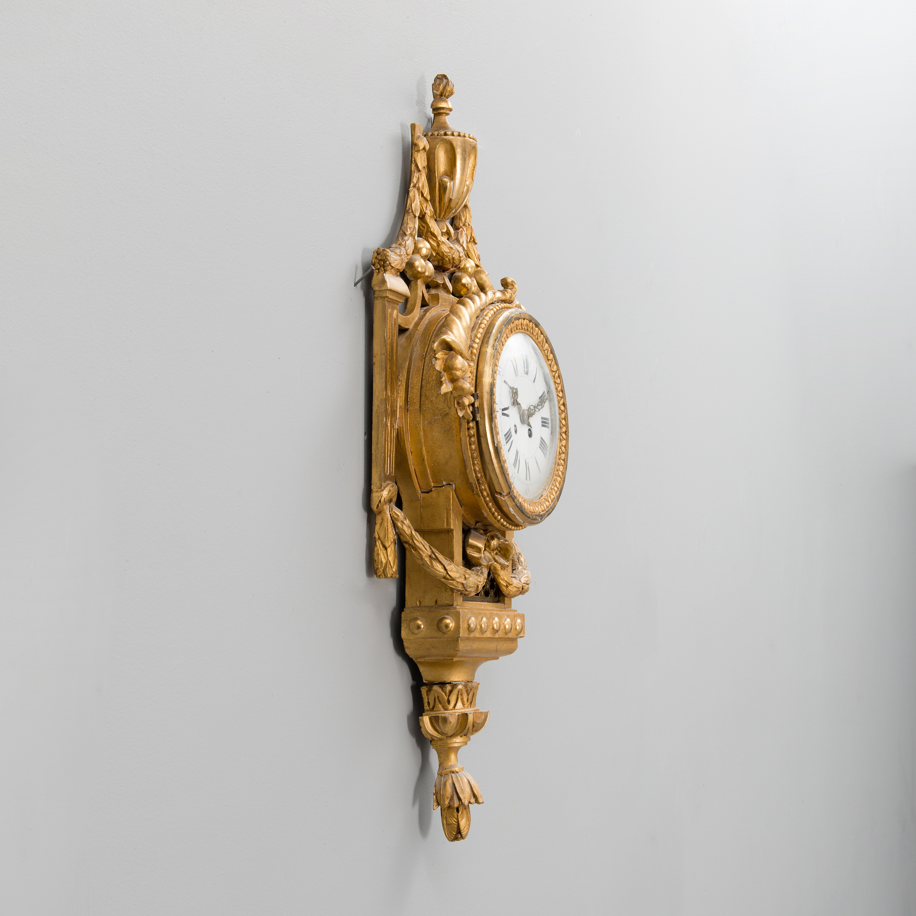 An early French pendulum wall clock. - Bukowskis