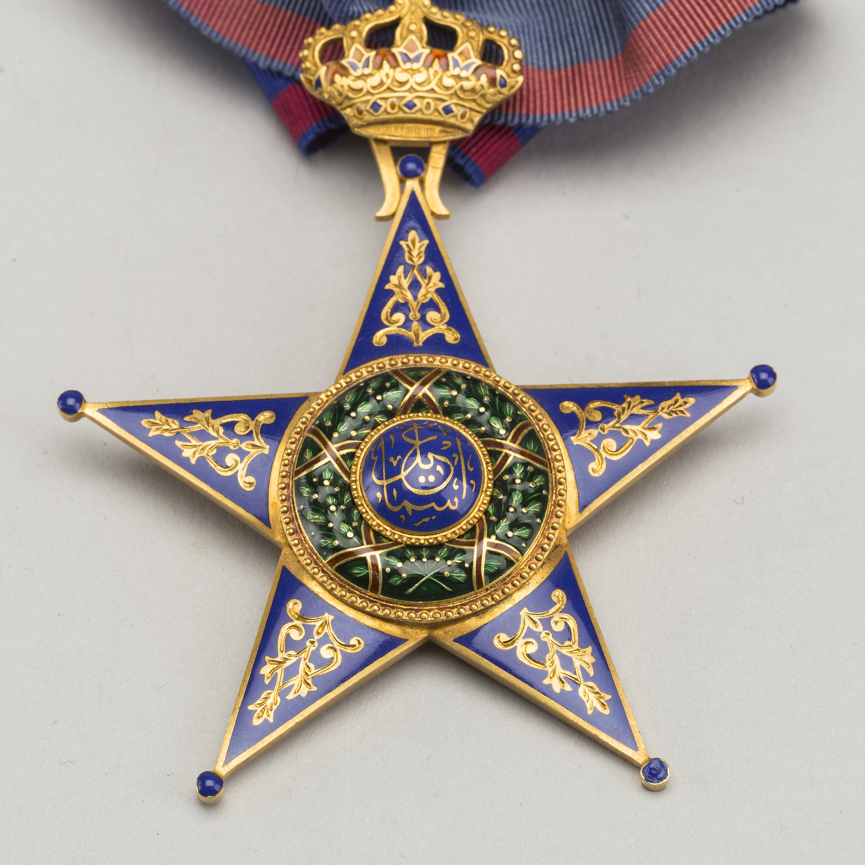 The Order of Ismail(Nischan al-Ismail) 22k gold. LATTES IN KAIRO. 1928 ...