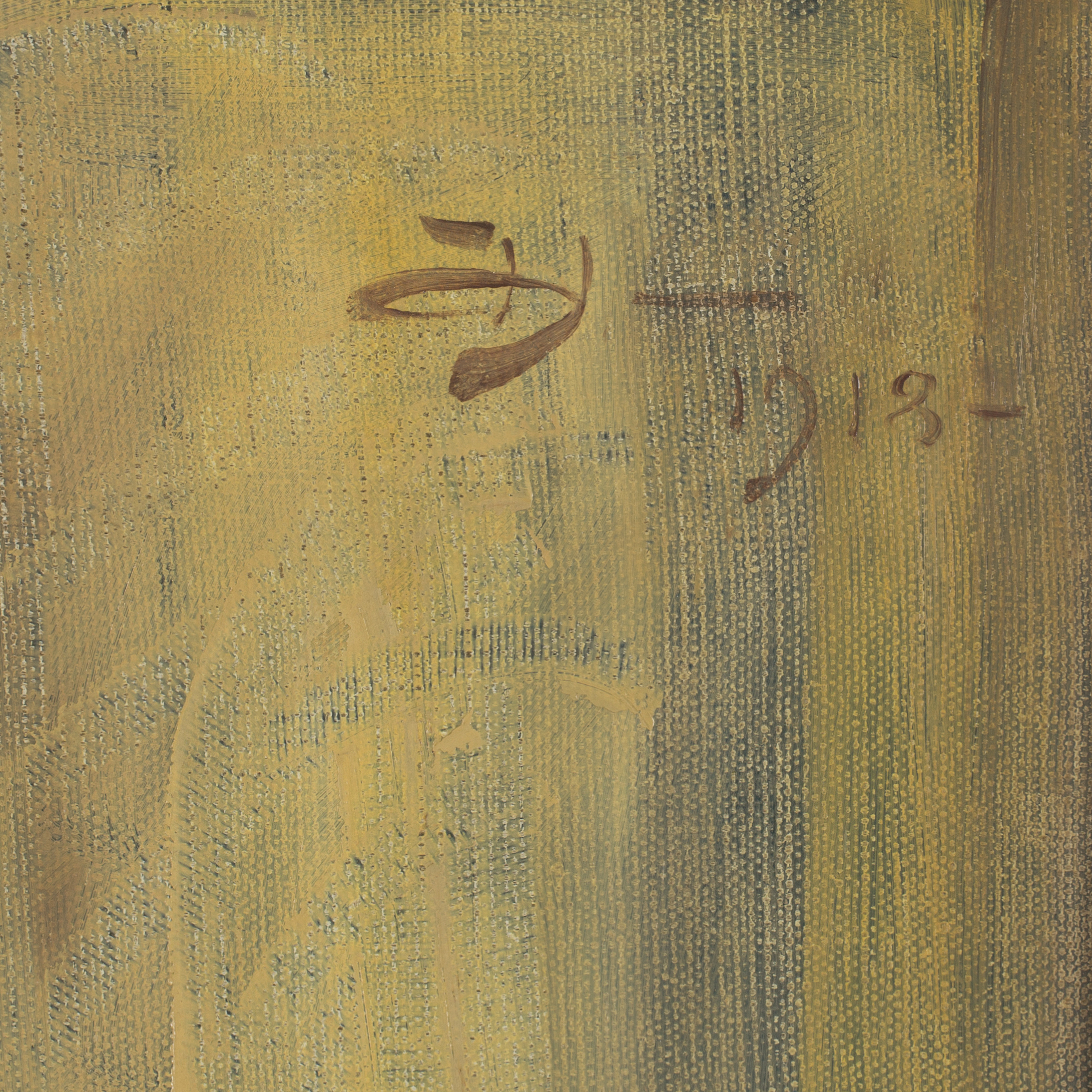 BRUNO HOPPE, oil on canvas, signed and dated 1913. - Bukowskis