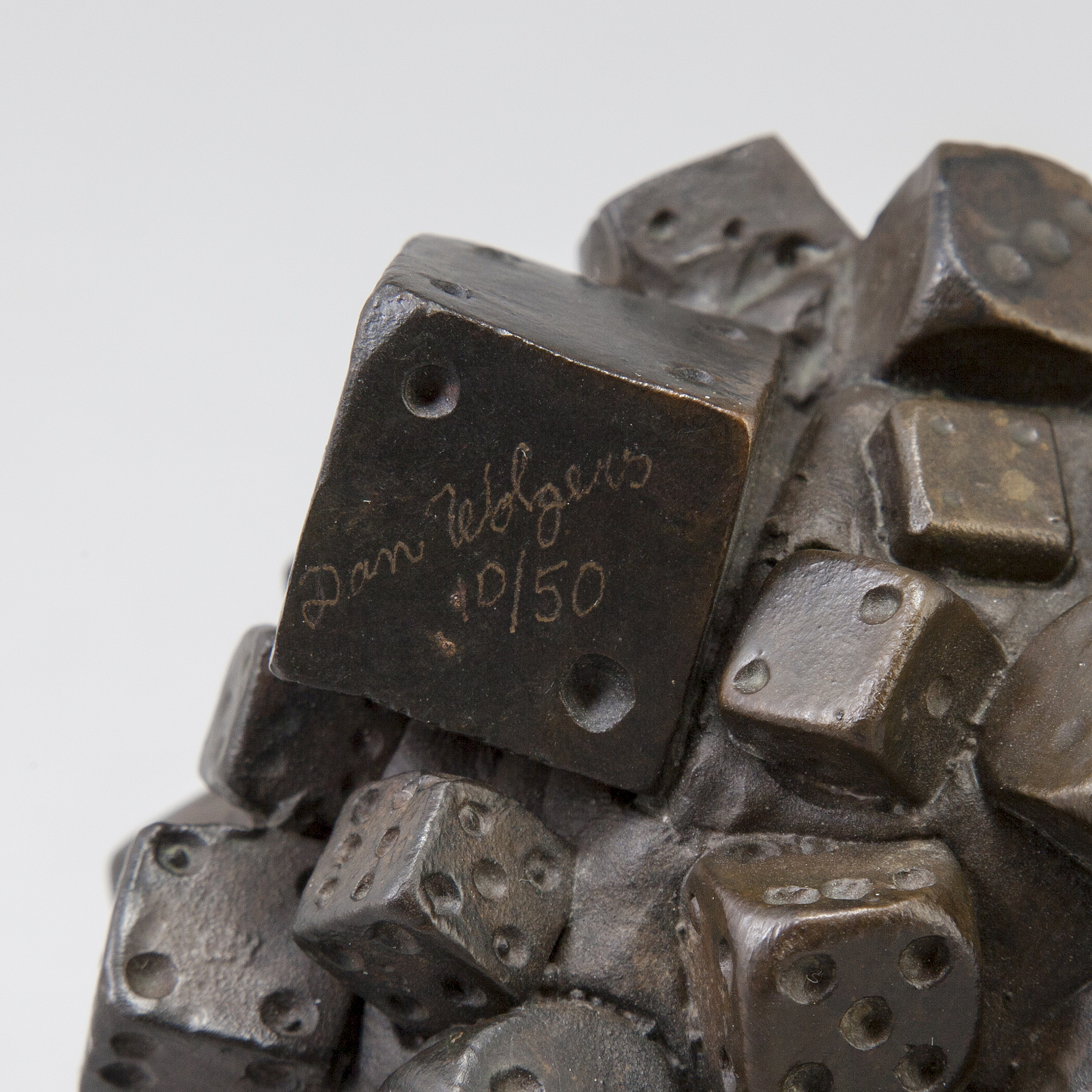 DAN WOLGERS, sculpture in bronze signed Dan Wolgers and numbered 10/50 ...