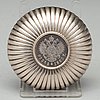 A Fabergé silver-gilt and enameld bowl, workmaster Mikhail Perkhin, St ...