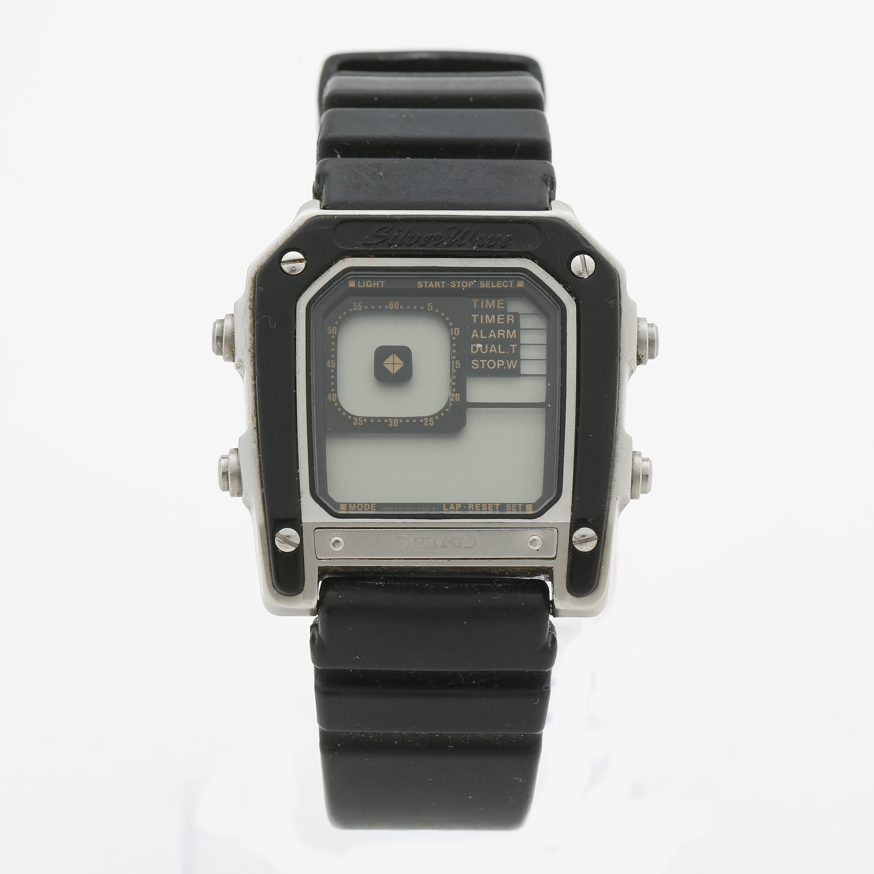 SEIKO, Silver Wave, wristwatch, 36 mm, - Bukowskis