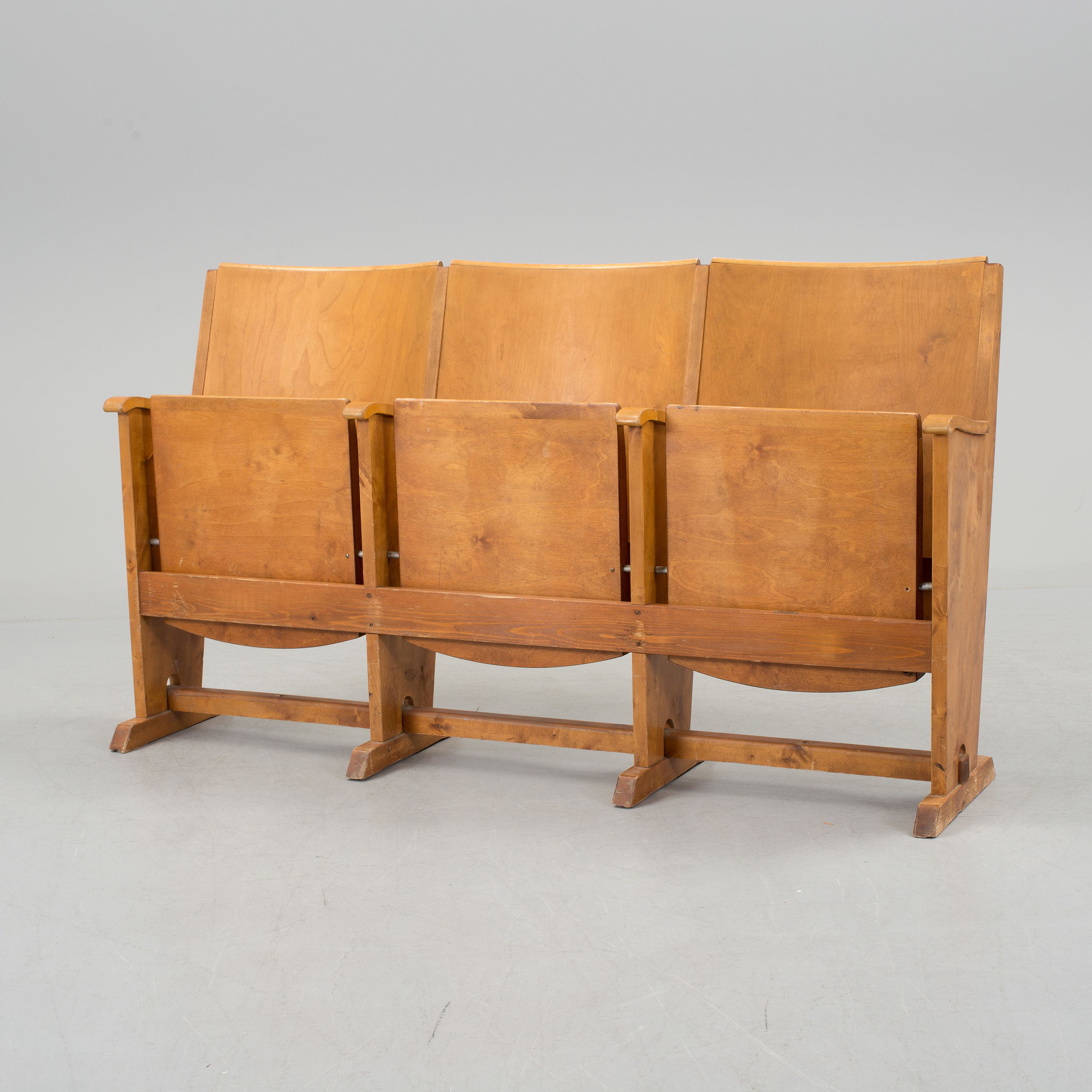 A cinema bench by Jonssons Snickerifabrik in Arbro from the first half ...