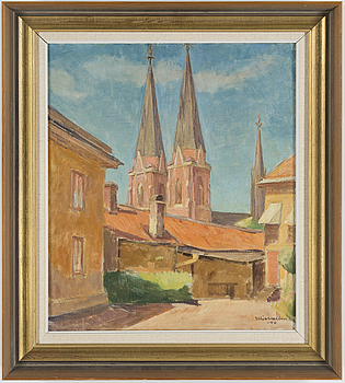 ELLIS WALLIN, olja på duk, signerad och daterad -40. - Bukowskis