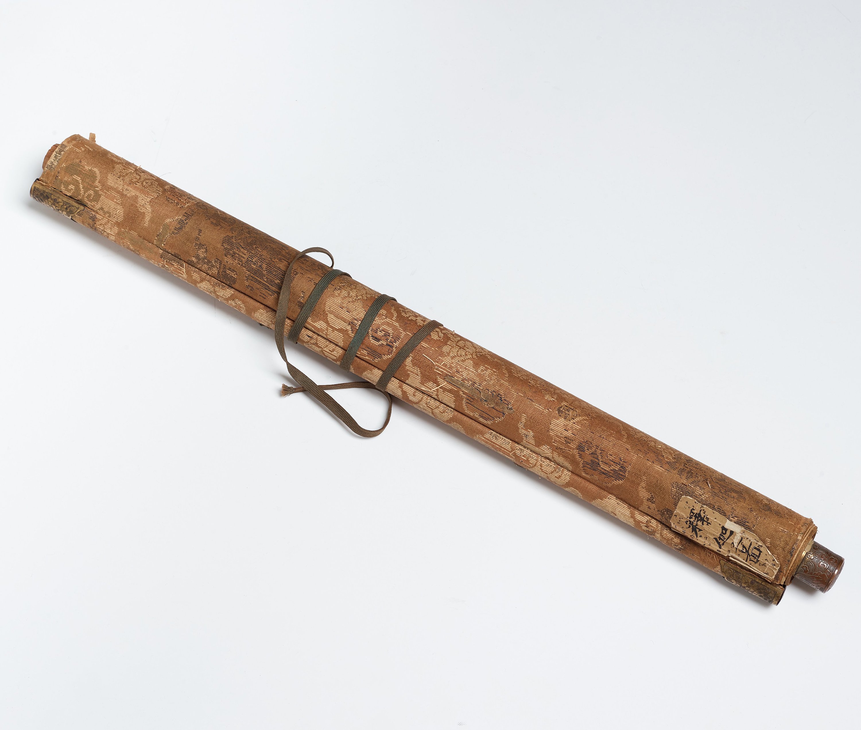 A hanging scroll, ink and color on paper, Japan, Edo period. - Bukowskis