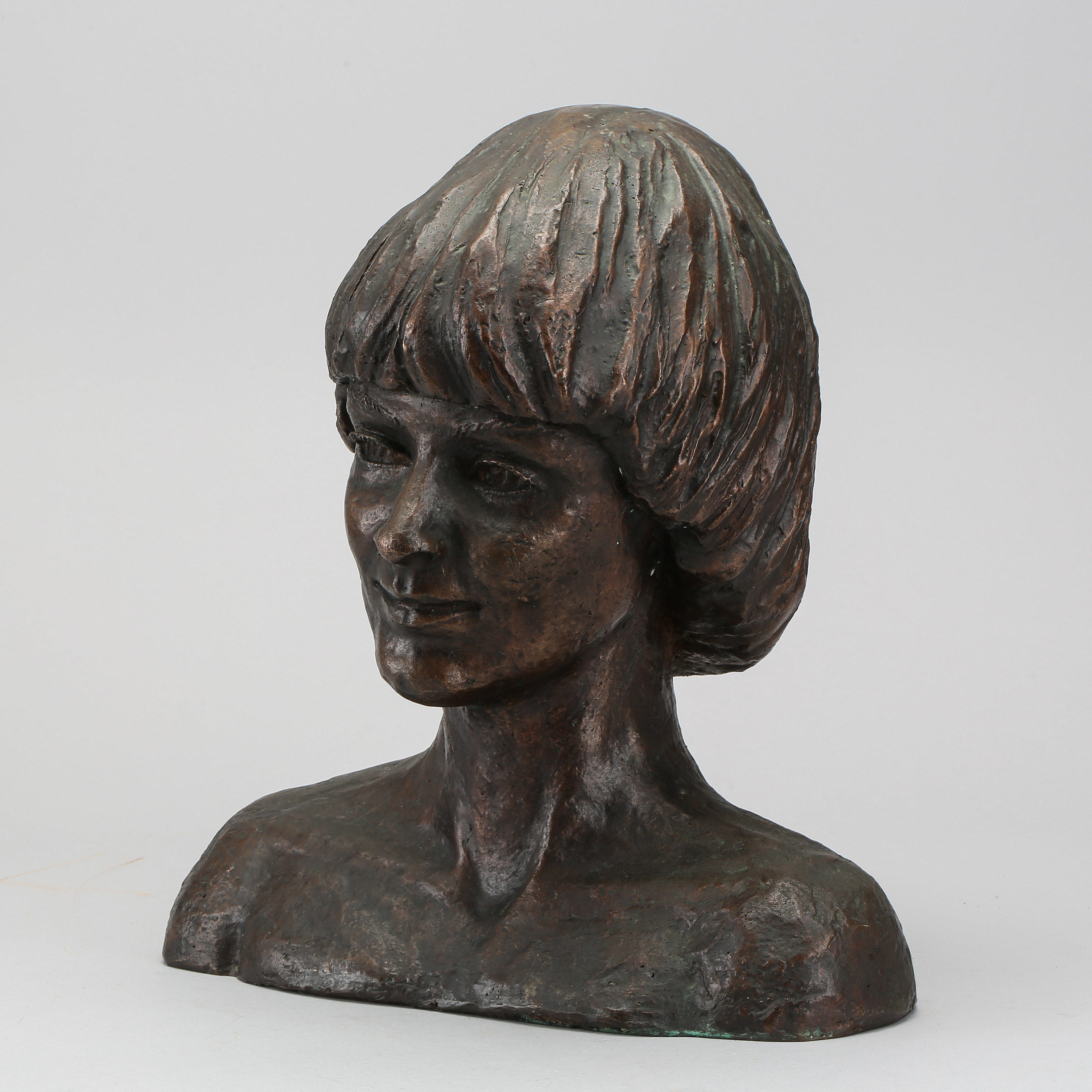 ELSE OTZEN, bronze, sculpture. Signed. - Bukowskis