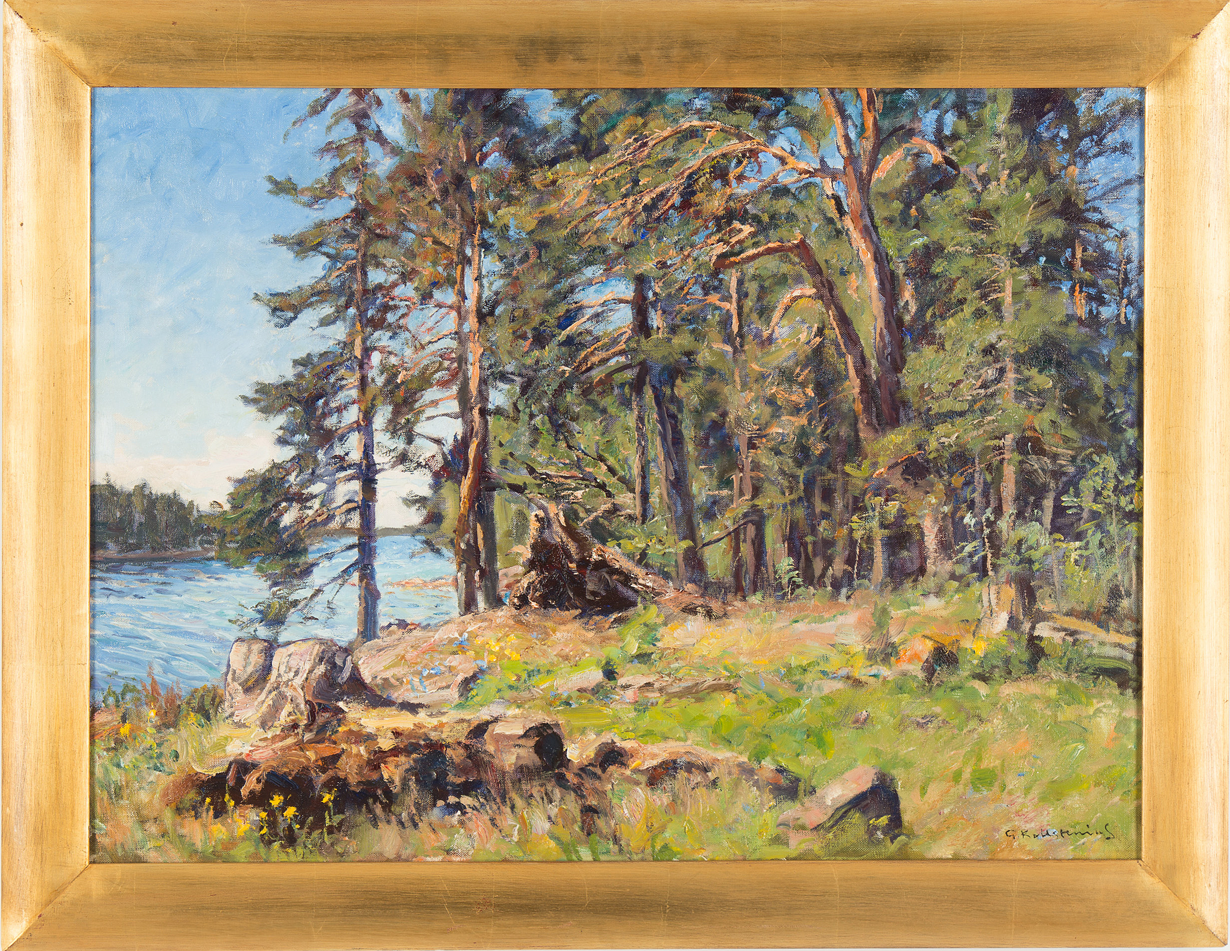 GOTTFRID KALLSTENIUS, olja på duk, signerad G. Kallstenius. - Bukowskis