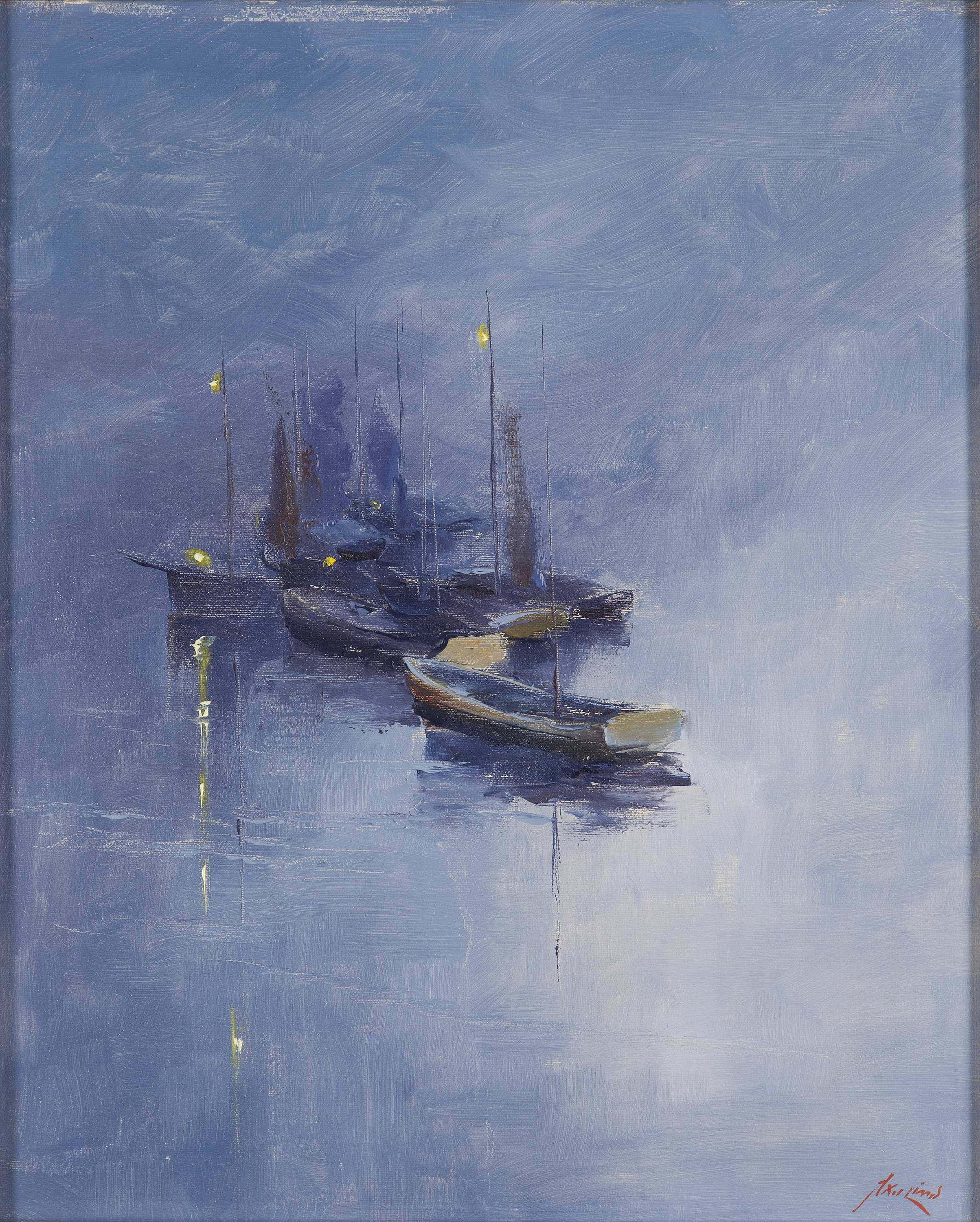 AXEL LIND, olja på duk, signerad. - Bukowskis