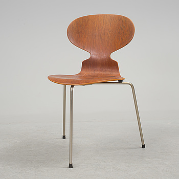 ARNE JACOBSEN, stol, "Myran", Fritz Hansen, Danmark. - Bukowskis