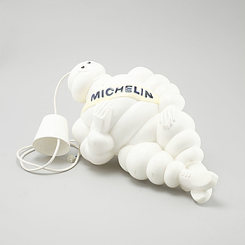 A plastic Michelin Man Lamp from 1966. - Bukowskis