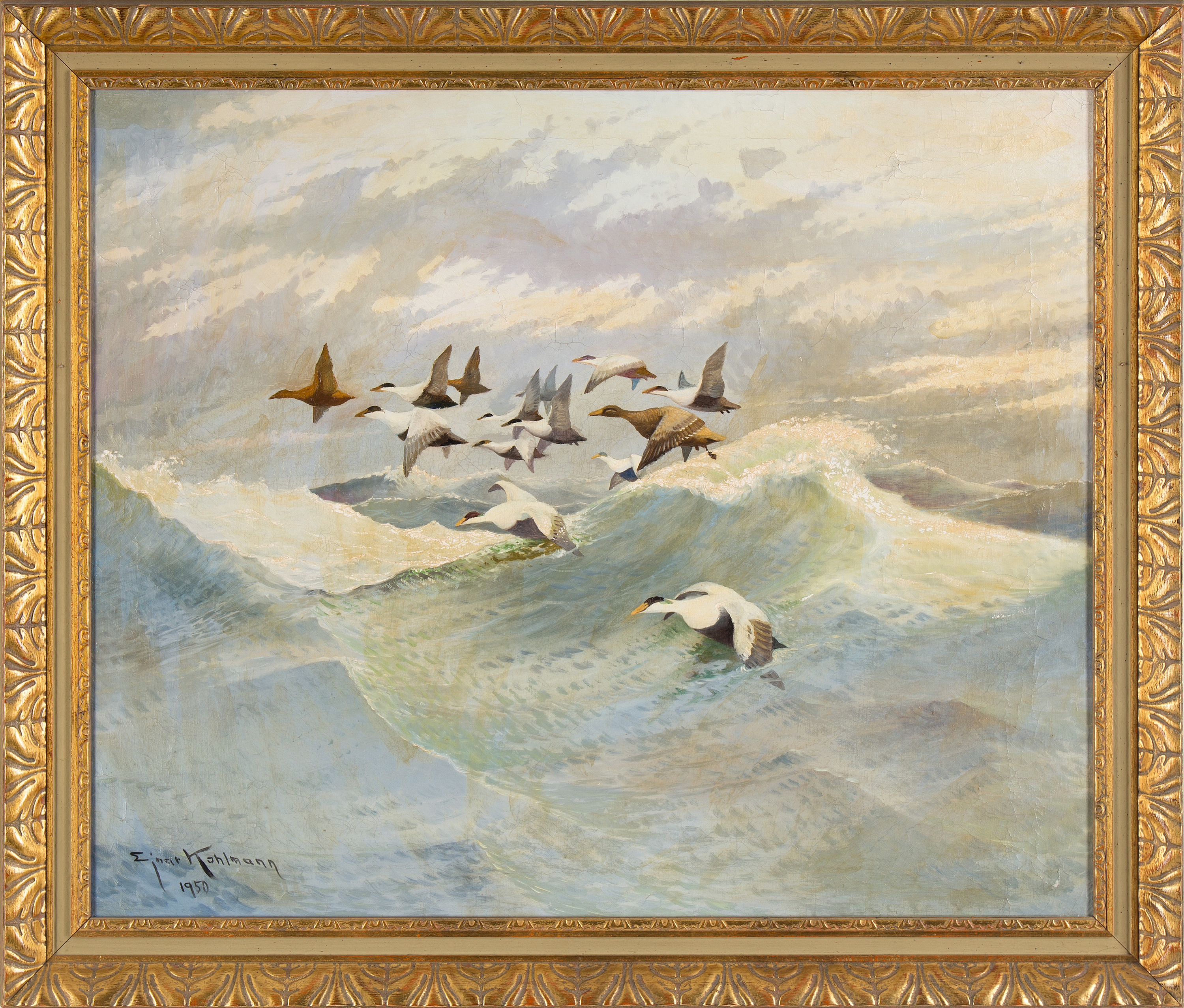 EJNAR KOHLMANN, oil on canvas, signed and dated 1950. - Bukowskis