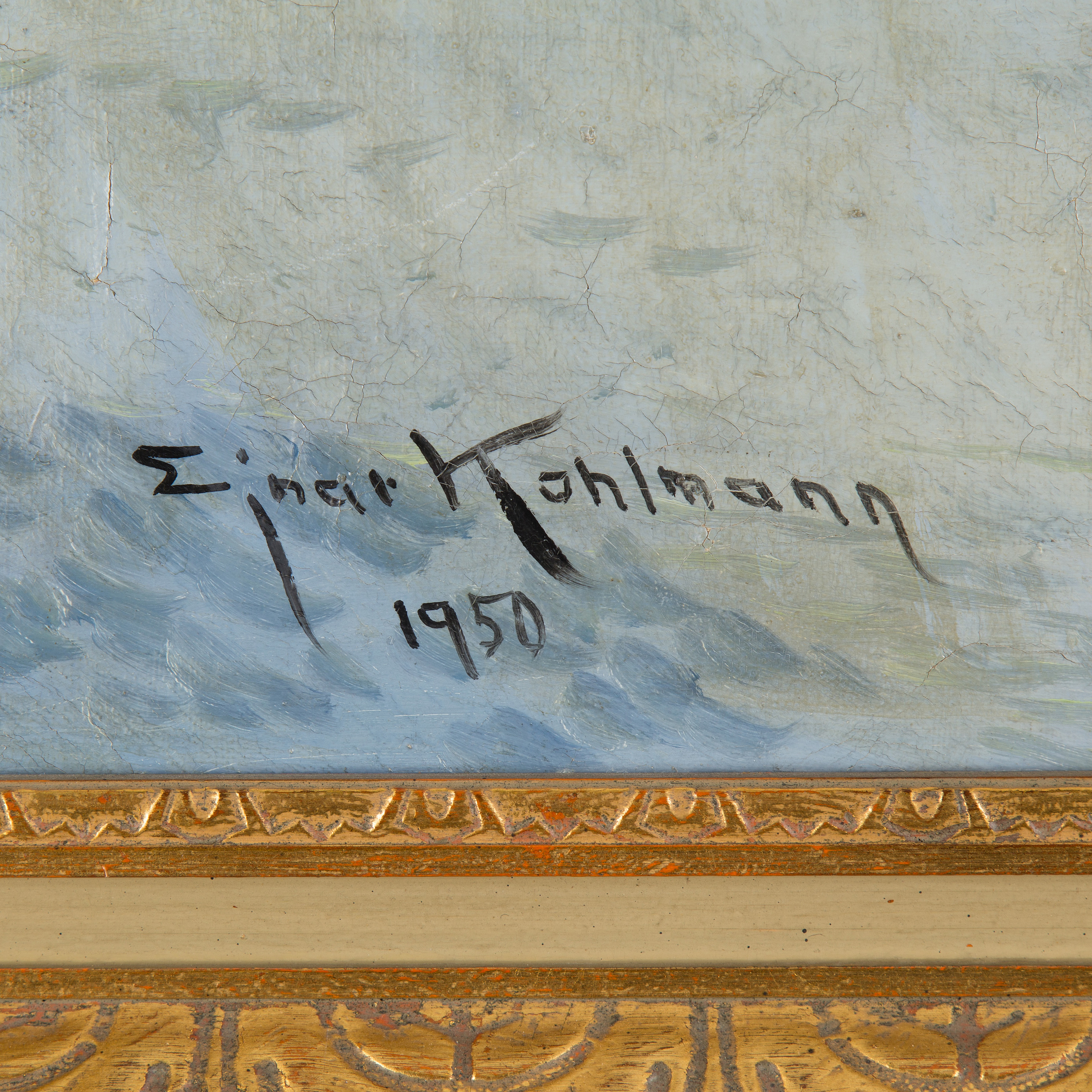 EJNAR KOHLMANN, oil on canvas, signed and dated 1950. - Bukowskis
