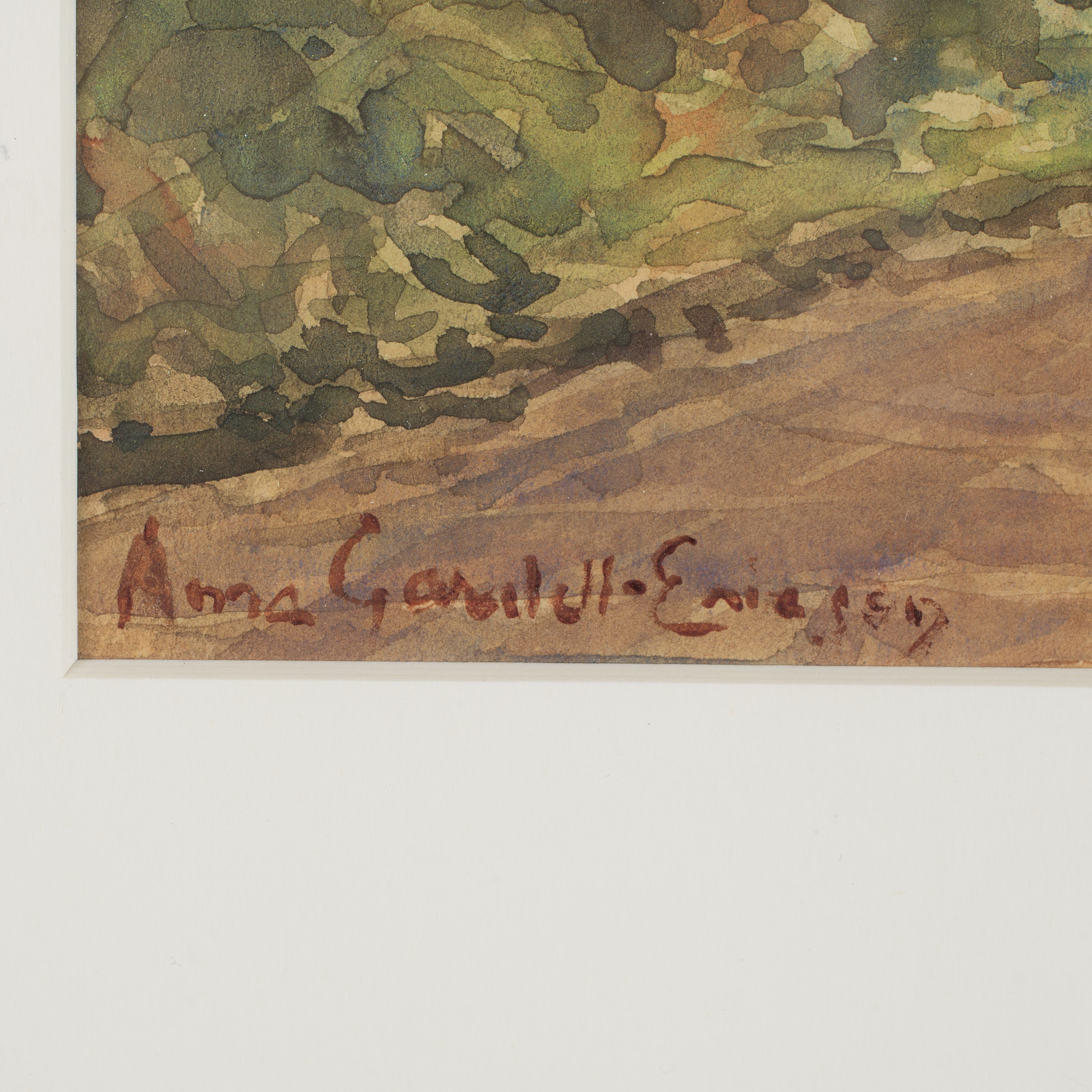 ANNA GARDELL-ERICSON, watercolour, signed. - Bukowskis
