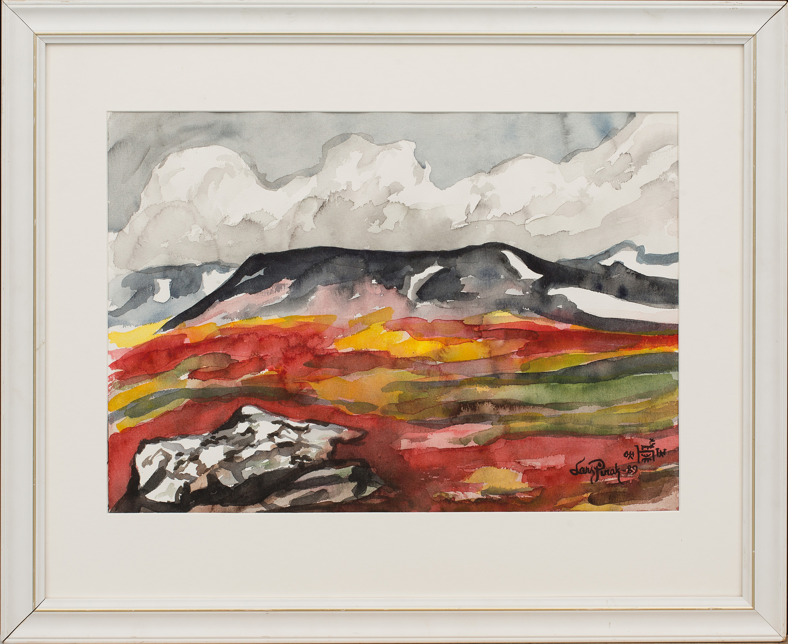 LARS PIRAK, watercolor, signed and dated -89. - Bukowskis