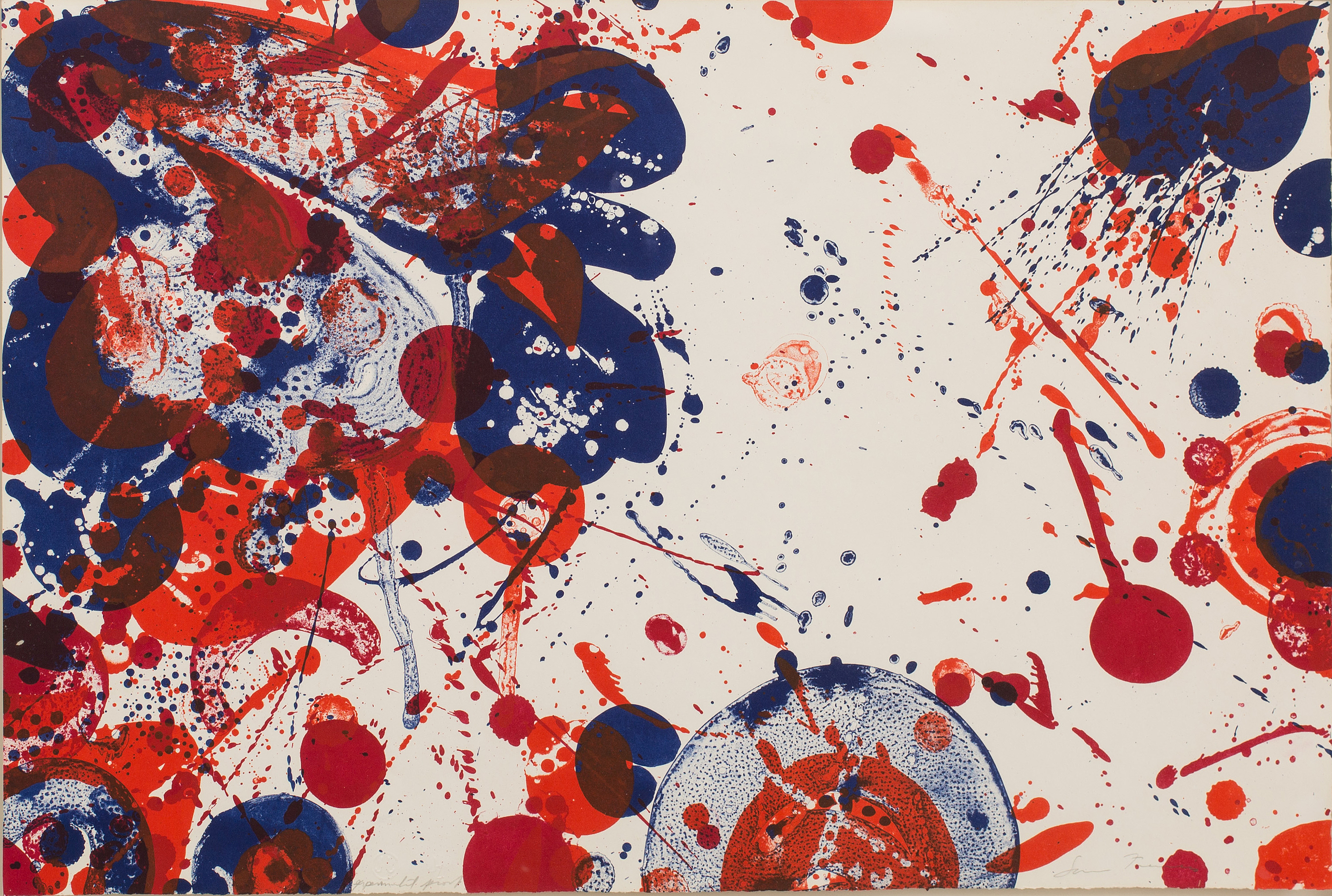 SAM FRANCIS, monotyp, signerad. - Bukowskis