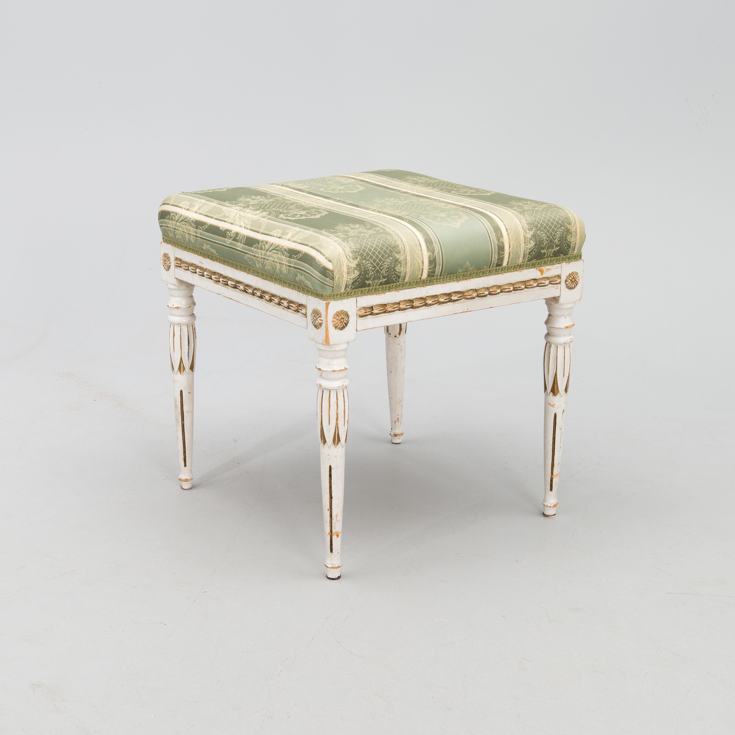 TABURETT, gustaviansk stil, sent 1800-tal. - Bukowskis