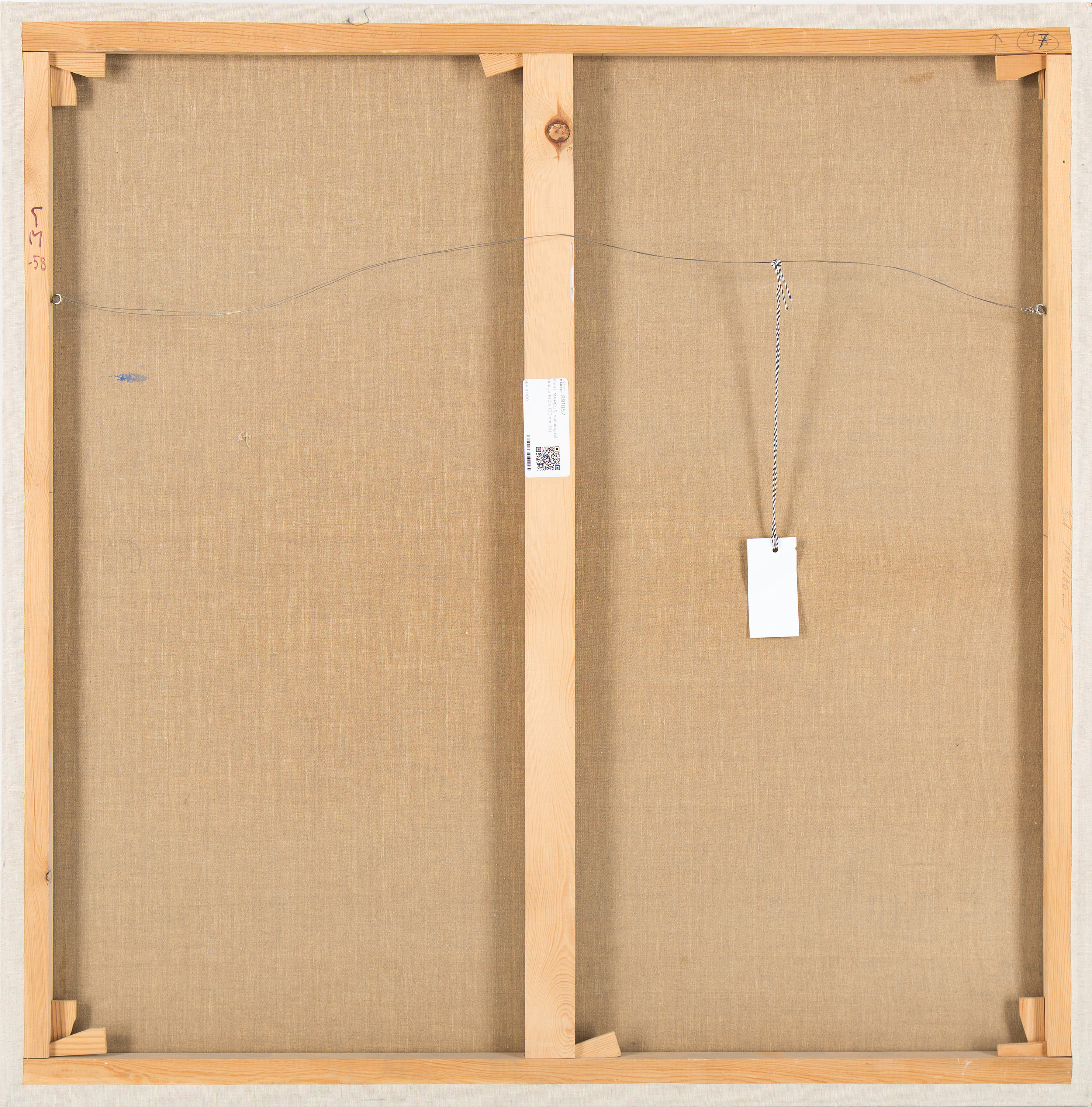 GERT MARCUS, an oil on canvas. Signed and dated -58. - Bukowskis