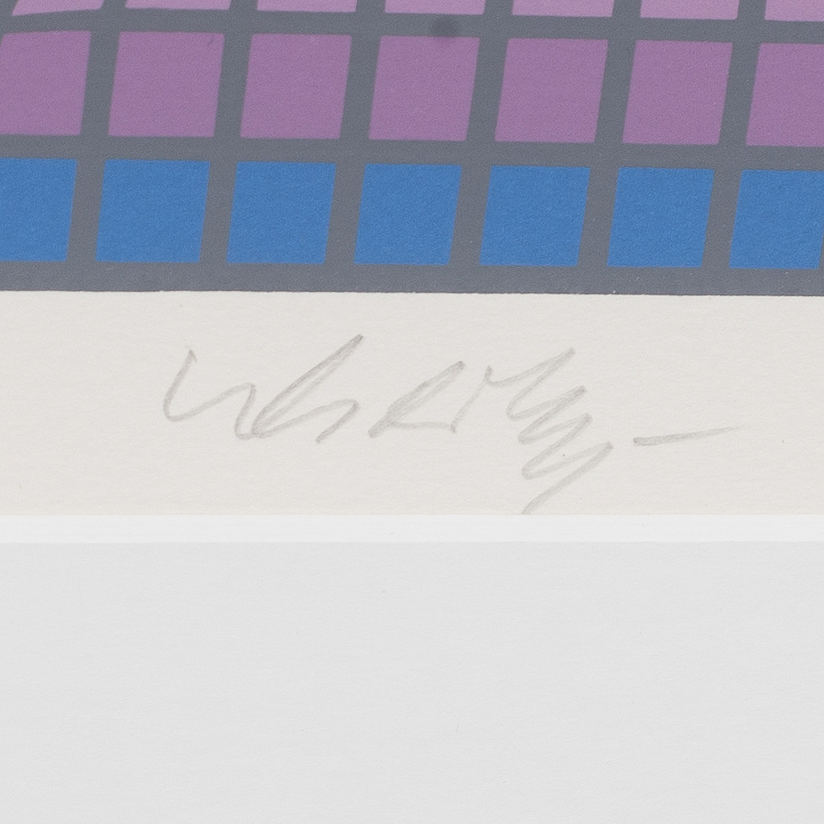 VICTOR VASARELY, lithograph in colours signed and numbered. - Bukowskis