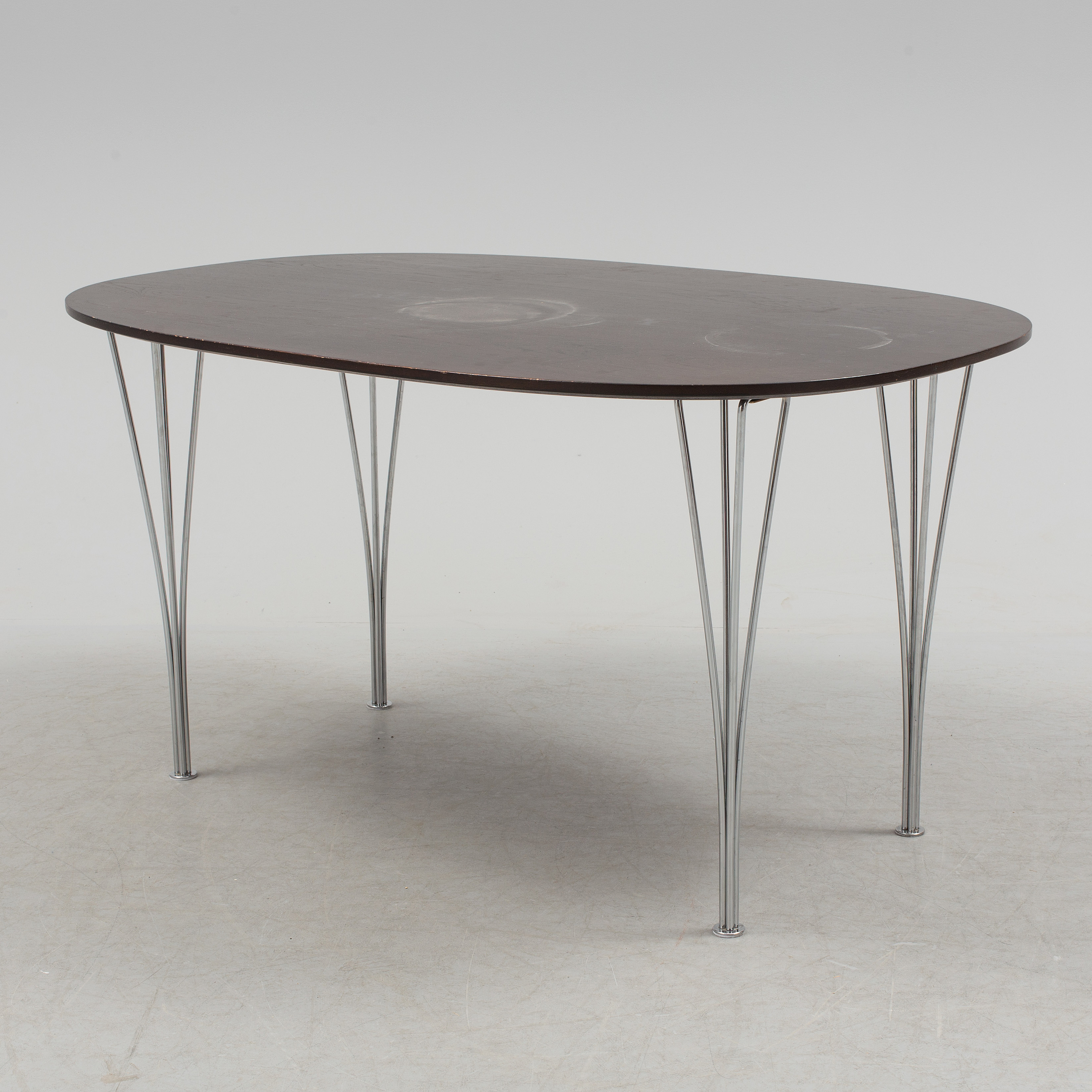 BRUNO MATHSSON, bord, "Superellips", Fritz Hansen, 1984. - Bukowskis