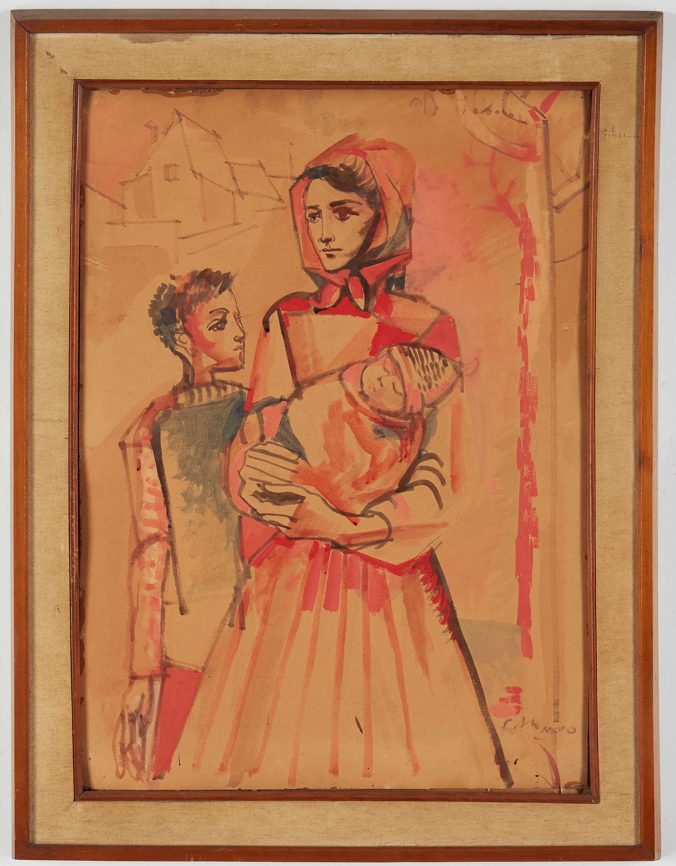 CARLOS ALONSO, watercolour, signed. - Bukowskis