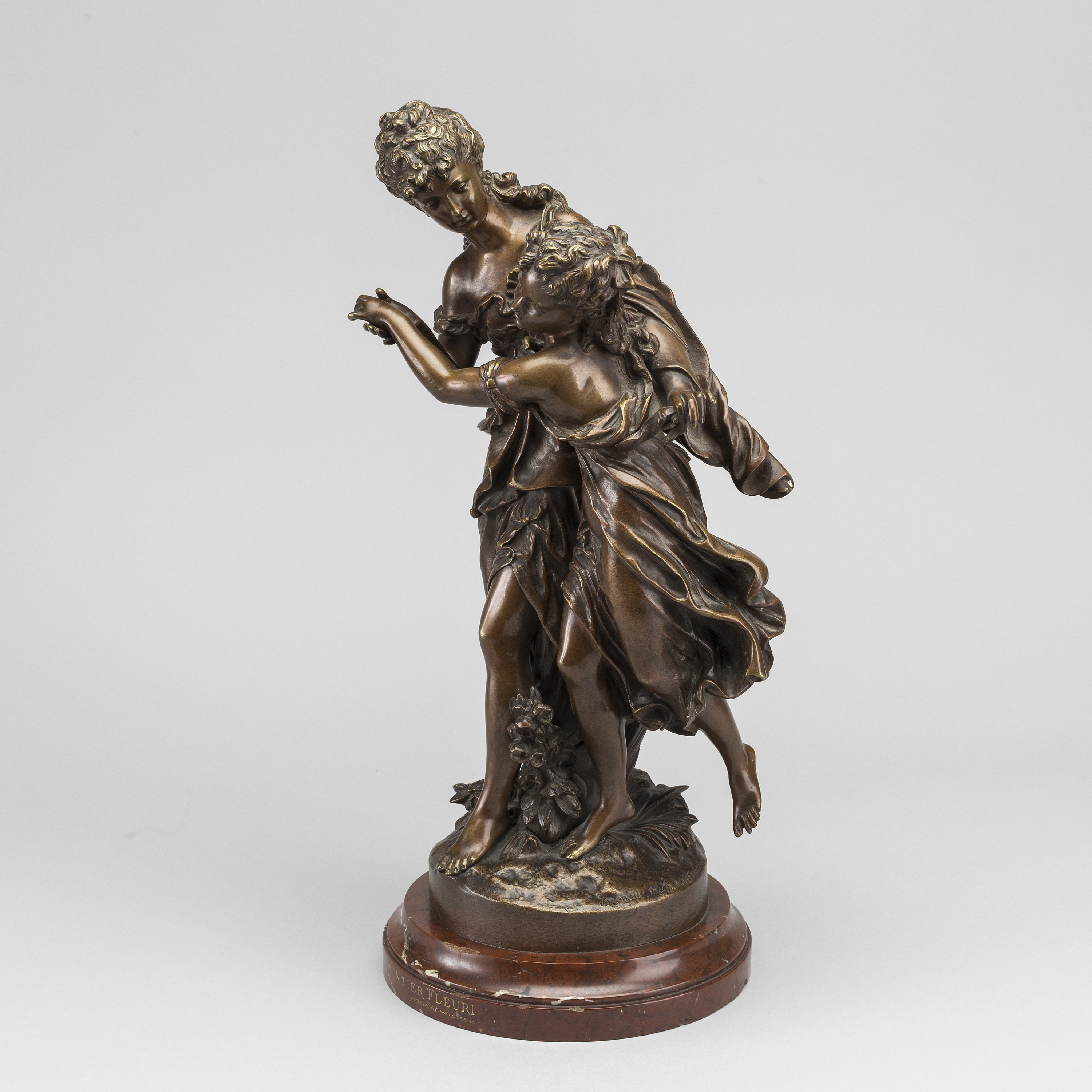 MATHURIN MOREAU, a signed bronze figurine. - Bukowskis