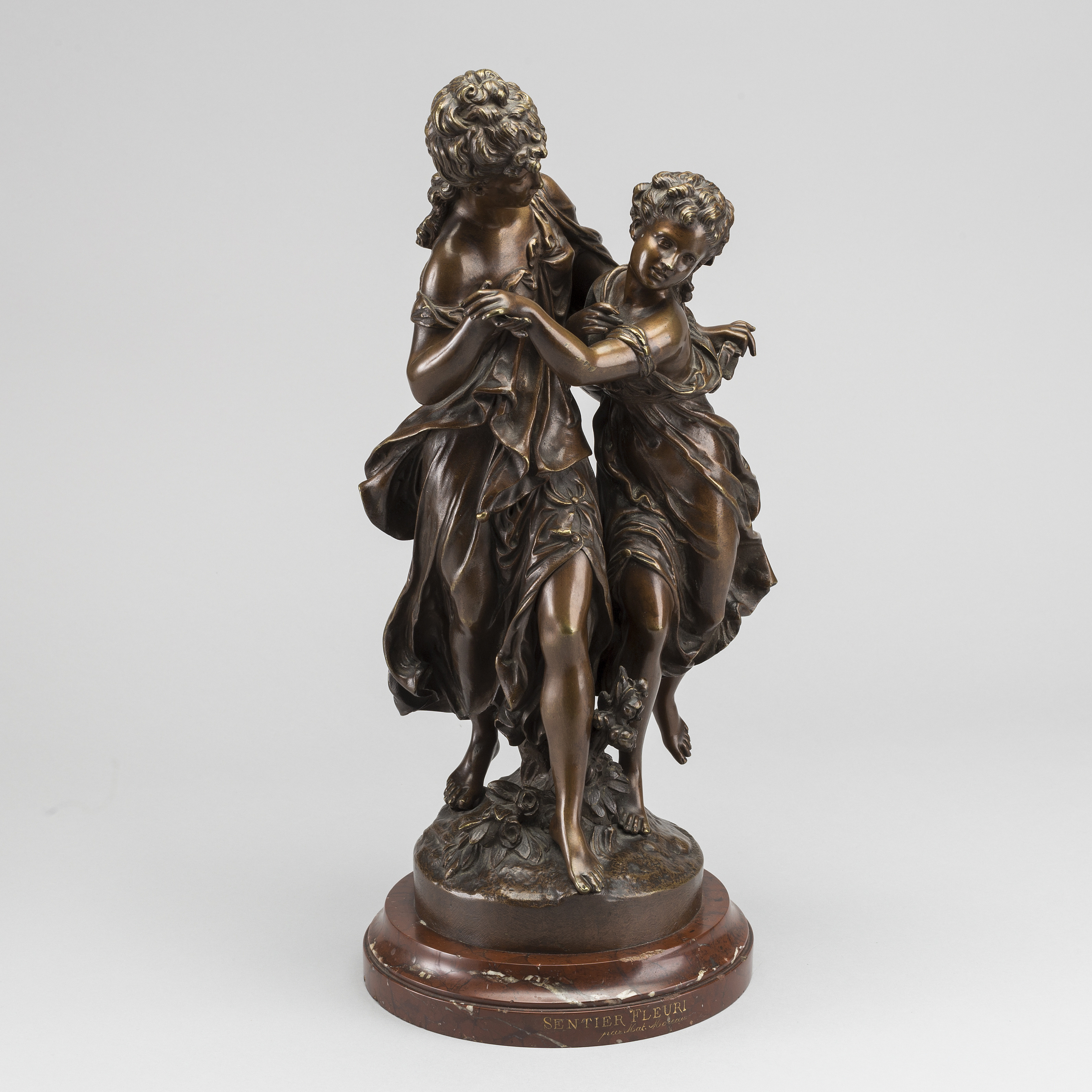 MATHURIN MOREAU, a signed bronze figurine. - Bukowskis