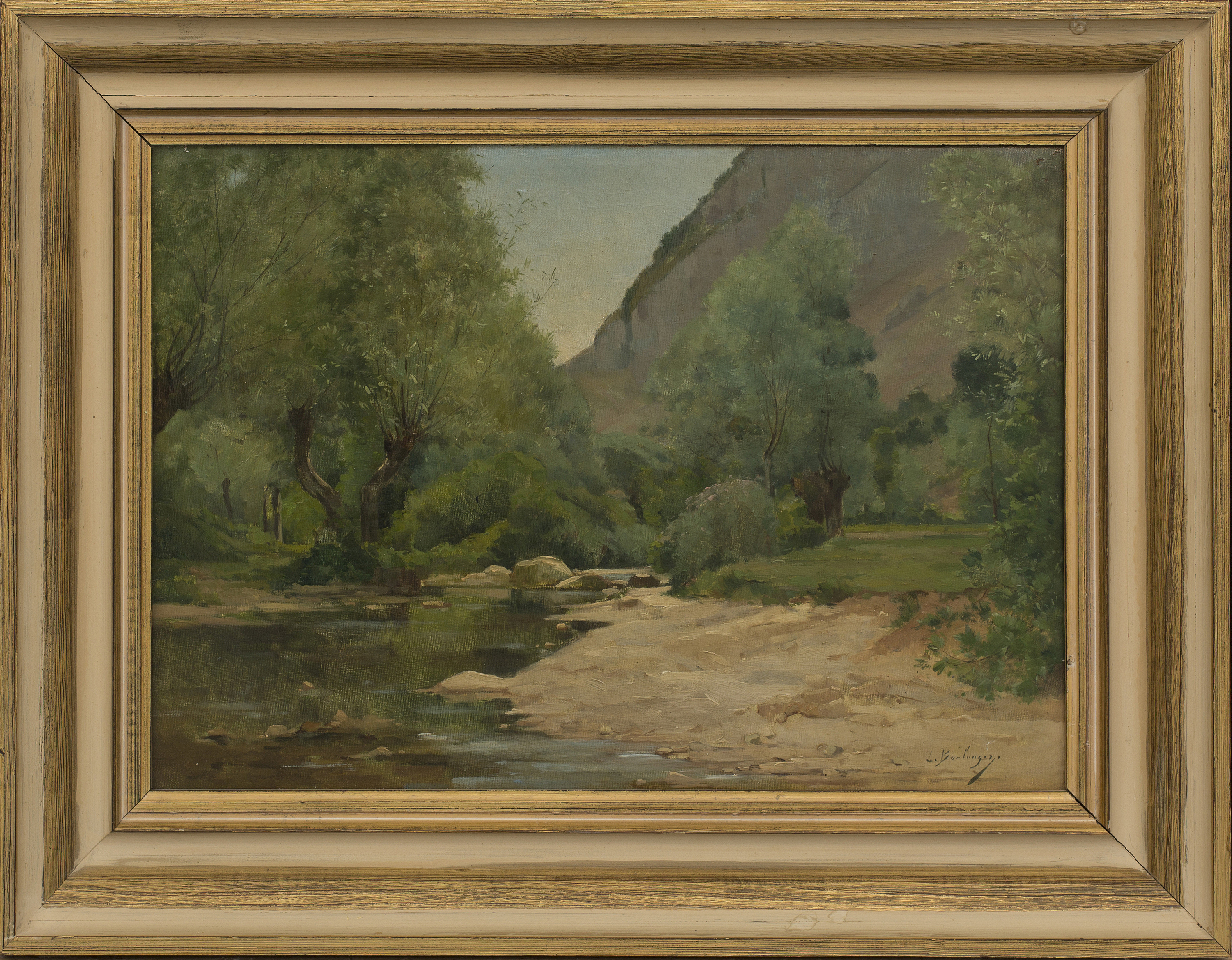 LOUIS BOULANGER, oil on canvas signed. - Bukowskis