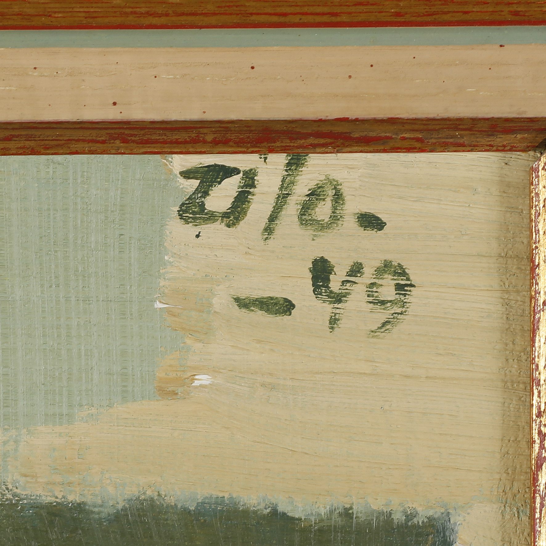 GUNNAR ZILO, oil on canvas, signed and dated -49. - Bukowskis