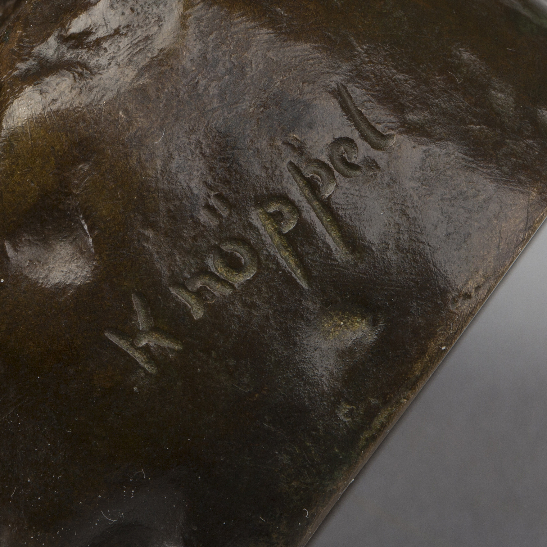 ARVID KNÖPPEL, skulptur patinerad brons signerad. - Bukowskis