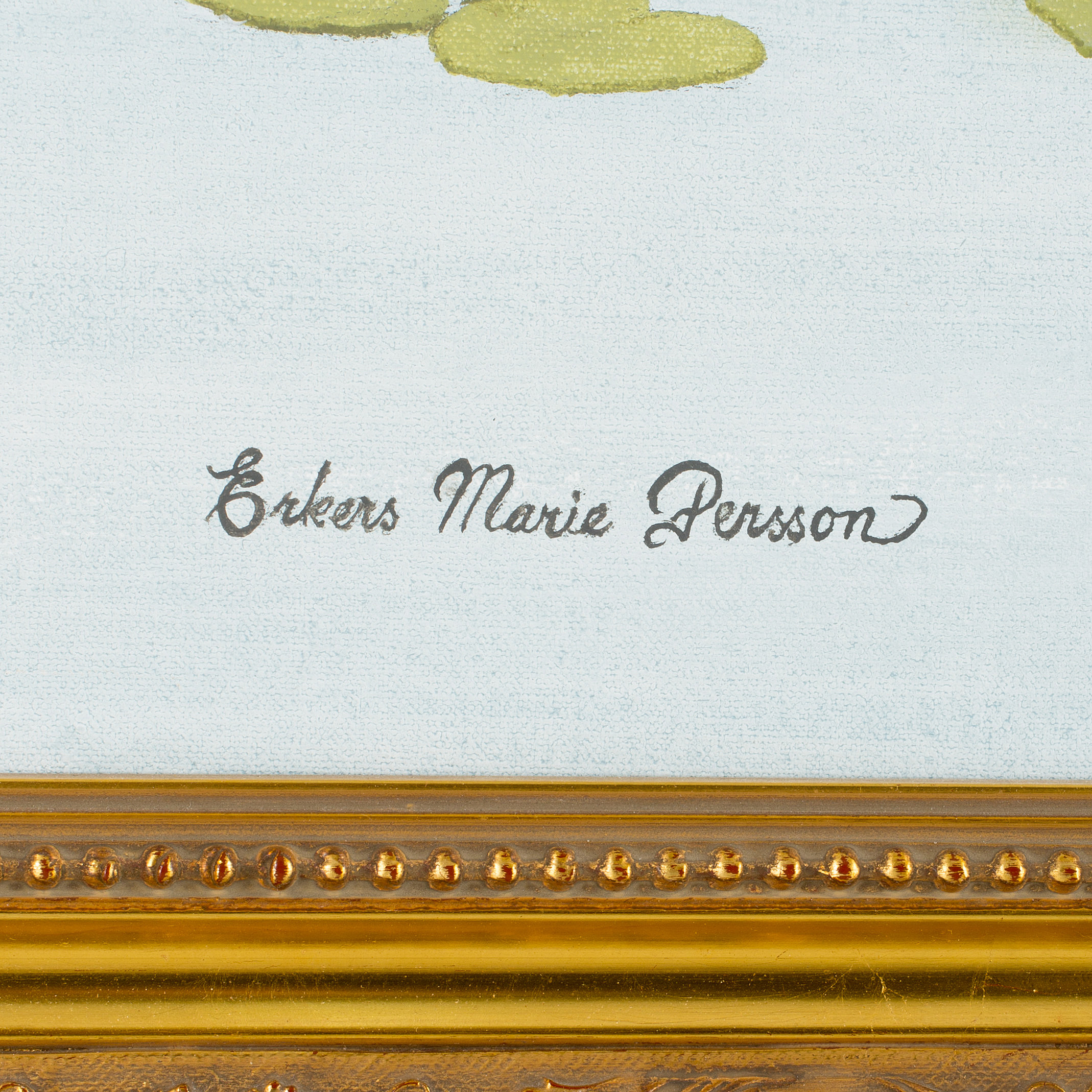 ERKERS MARIE PERSSON, oil on panel, signed. - Bukowskis