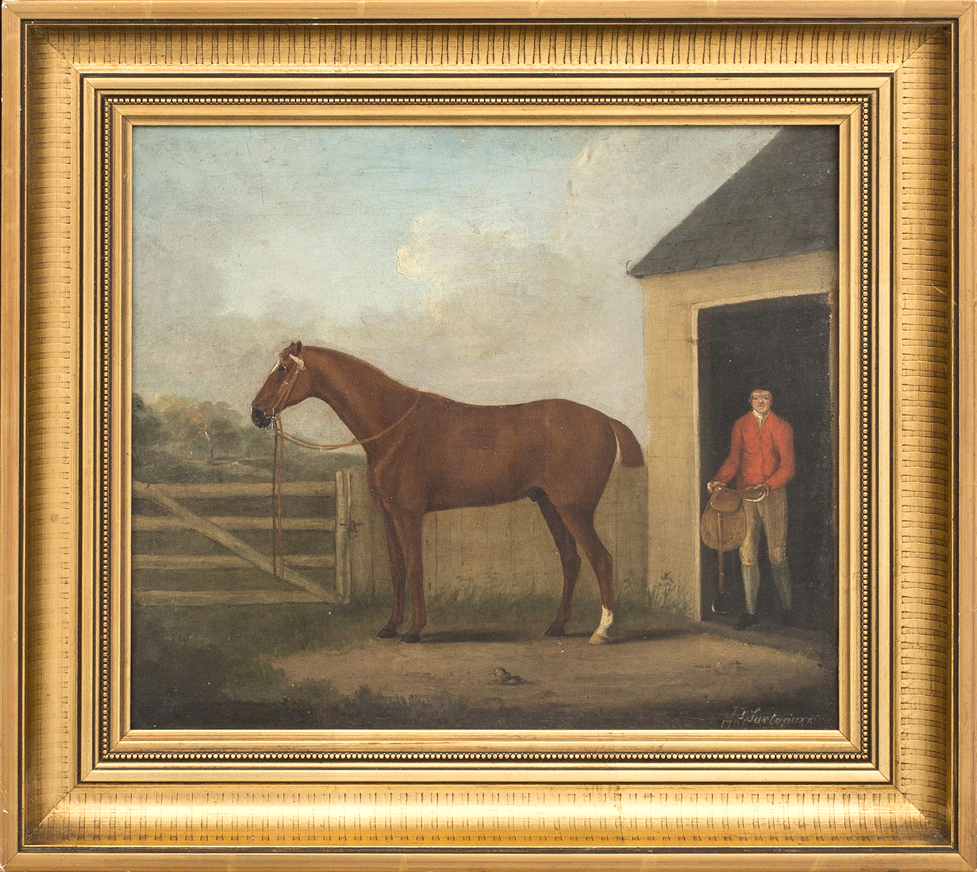 JOHN NOST SARTORIUS, oil on canvas, signed and dated- 1796. - Bukowskis