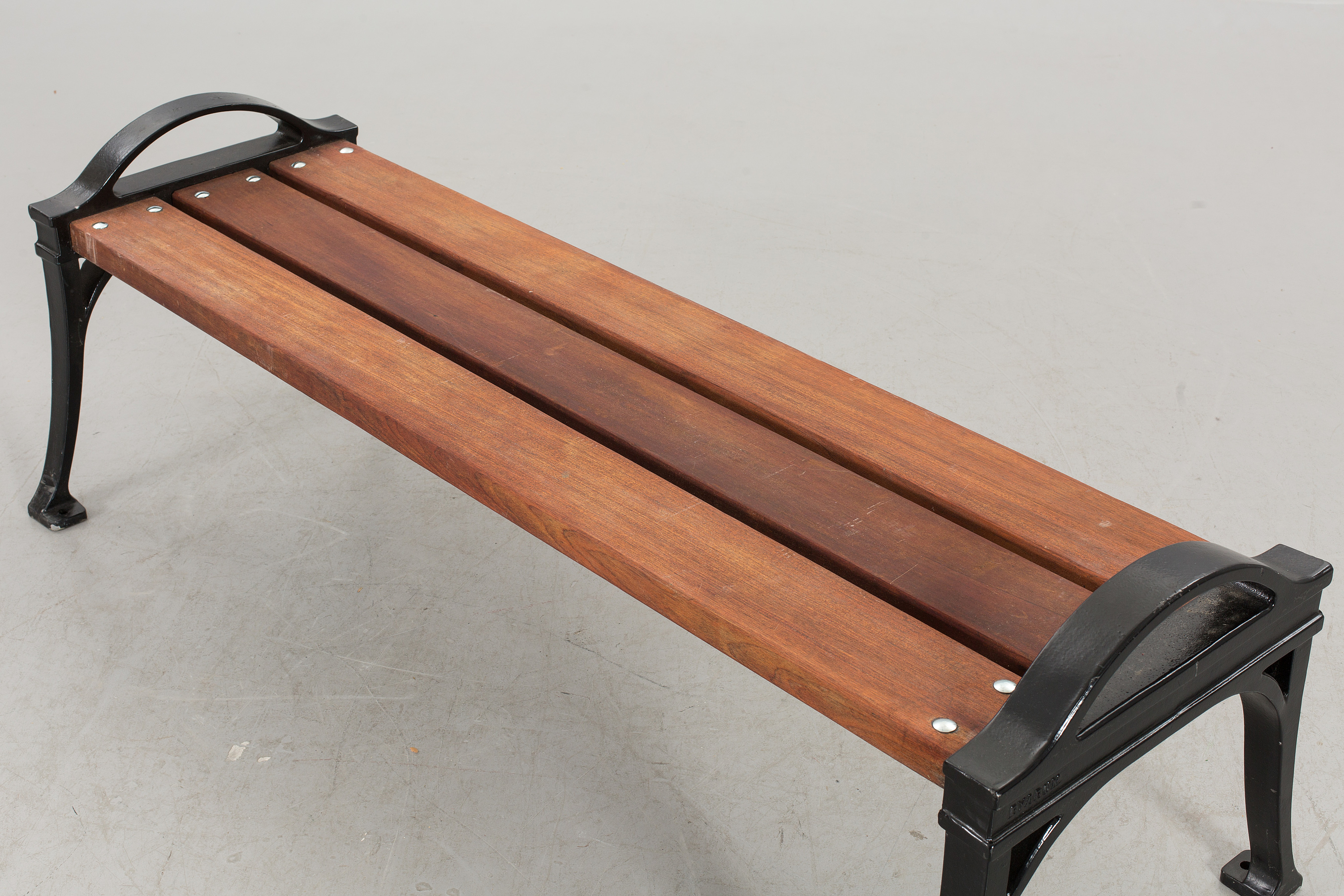 A "LESSEBO" GARDEN BENCH BY BYARUM, second half of the 20th century ...