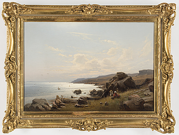 ALBERT BERG, oil on canvas, signed and dated 84. - Bukowskis